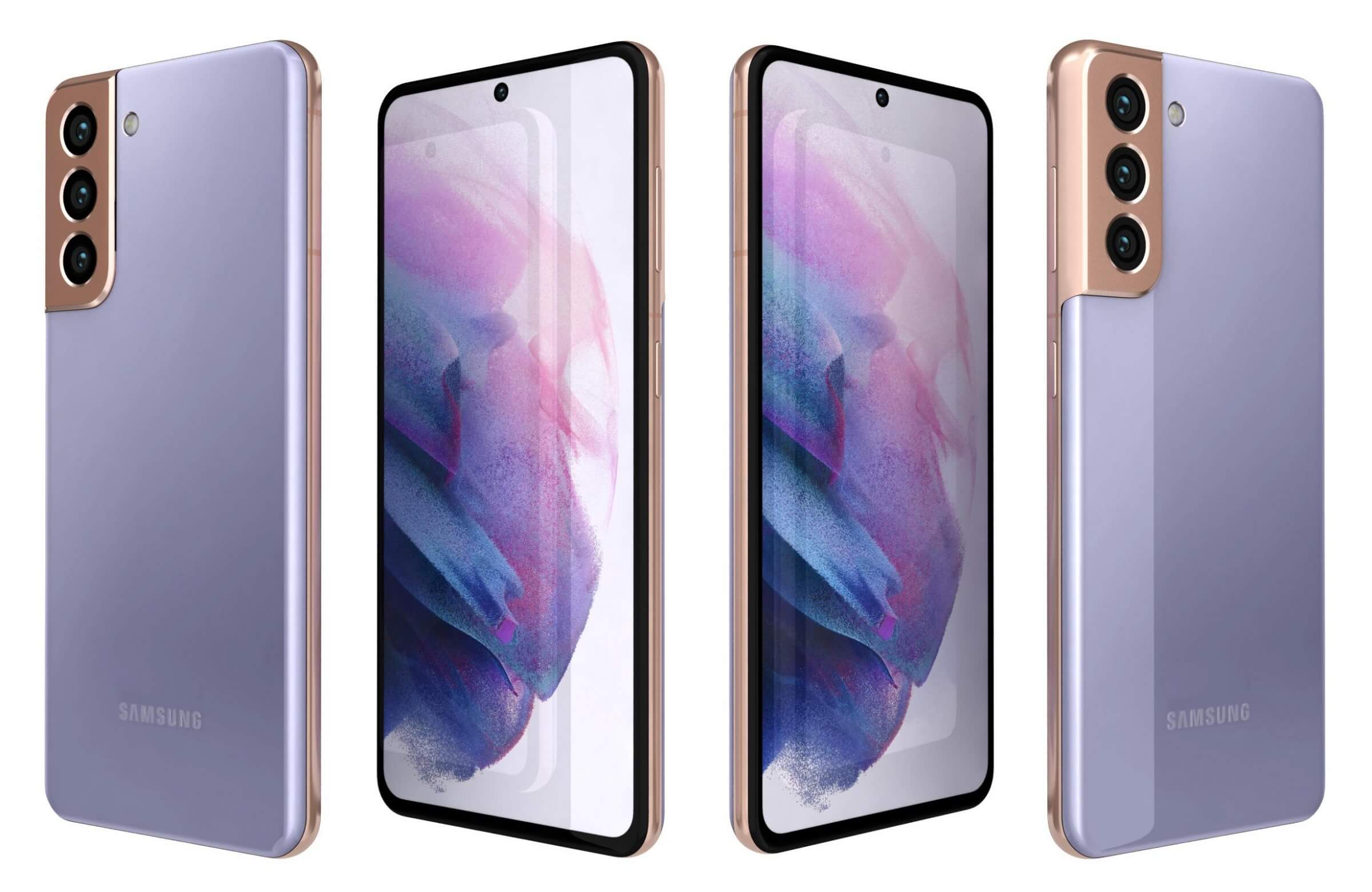 Samsung Galaxy S21 Plus 5G All Colors - 3D Model by Rever_Art