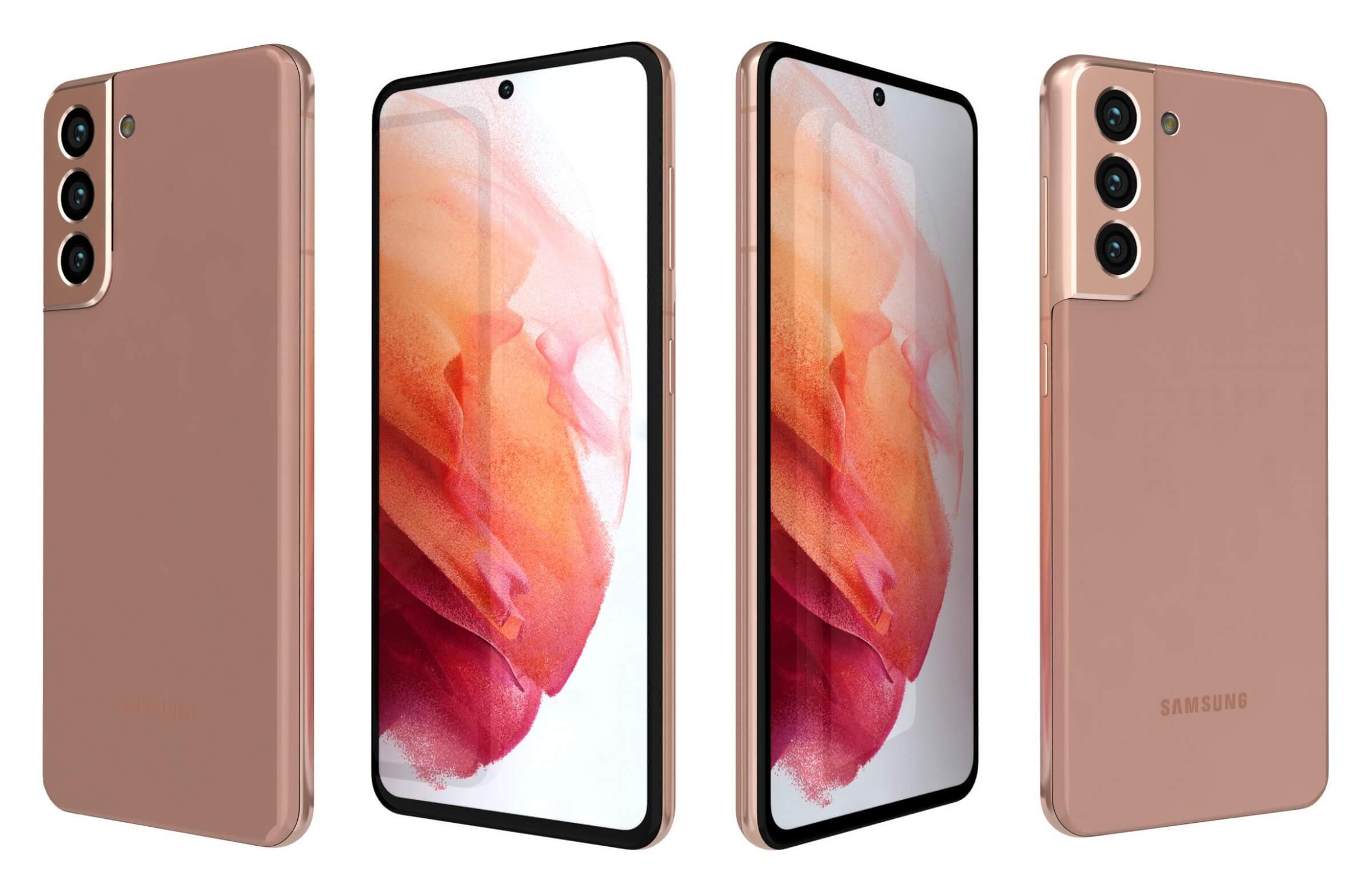 Samsung Galaxy S21 Plus 5G All Colors - 3D Model by Rever_Art