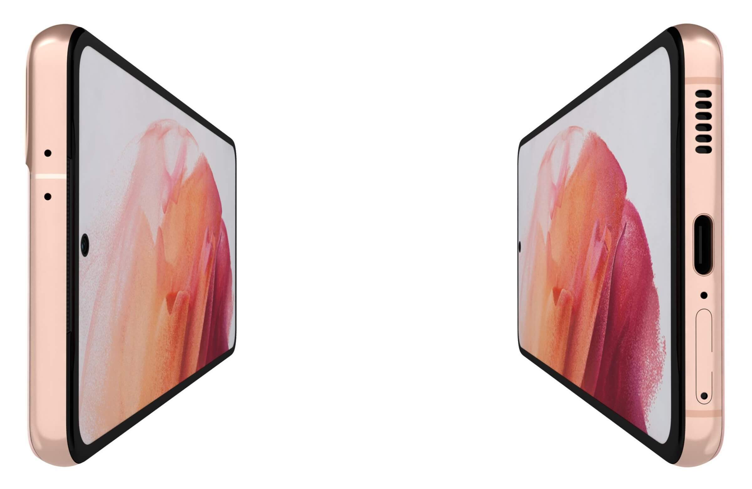 Samsung Galaxy S21 Plus 5G Phantom Pink - 3D Model by Rever_Art