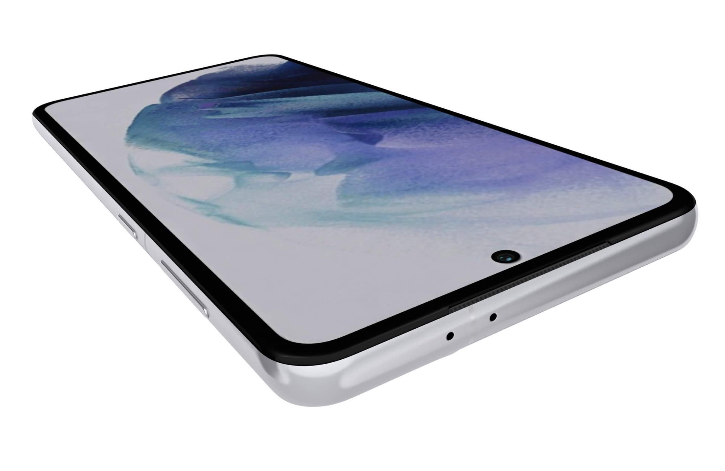 Samsung Galaxy S21 Plus 5G Phantom Silver - 3D Model by Rever_Art