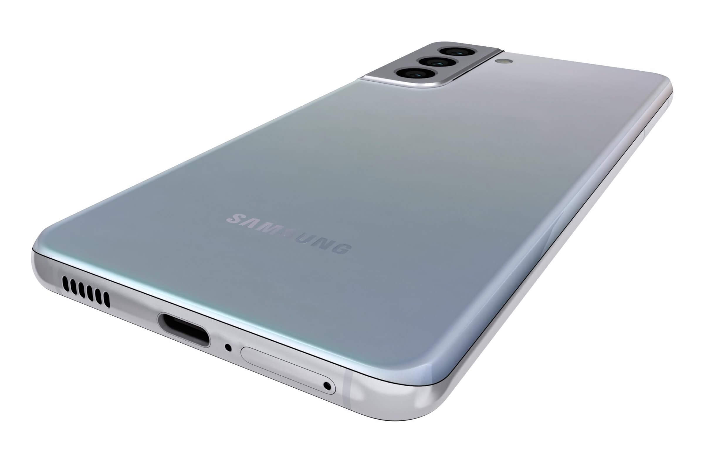 Samsung Galaxy S21 Plus 5G Phantom Silver - 3D Model by Rever_Art