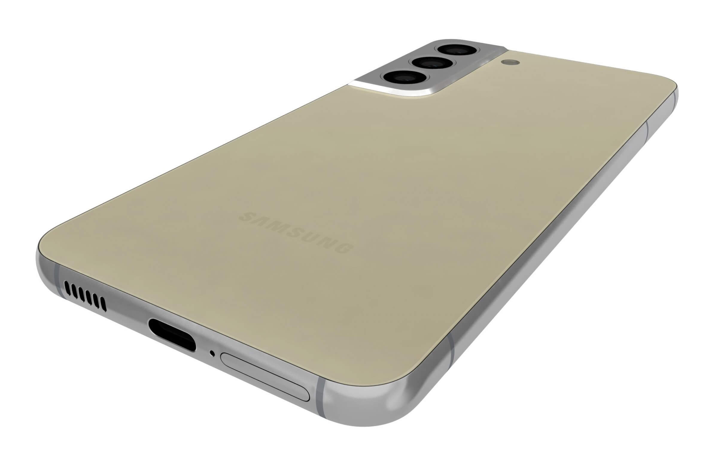 Samsung Galaxy S22 Cream - 3D Model by Rever_Art