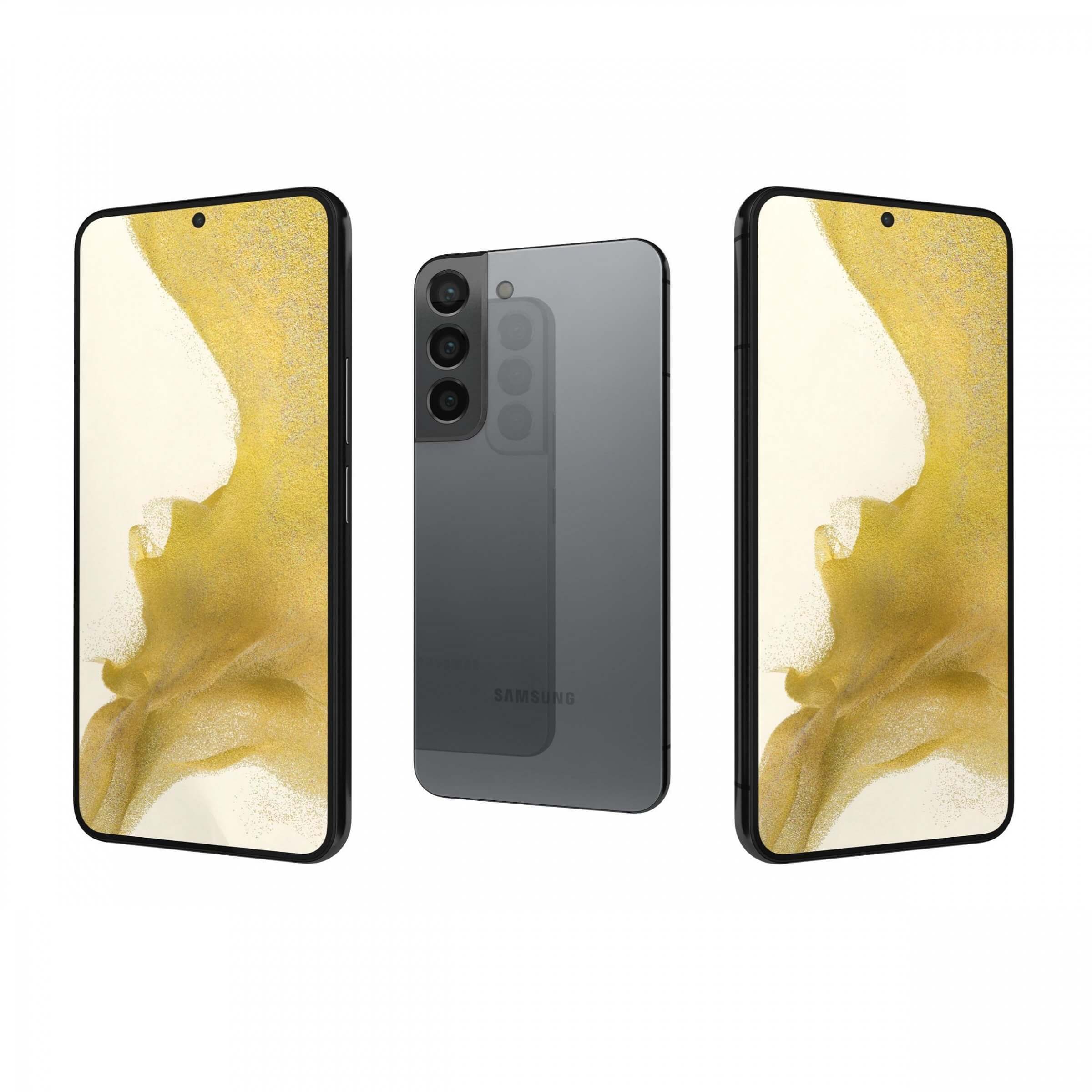 Samsung Galaxy S22 Graphite - 3D Model by Rever_Art