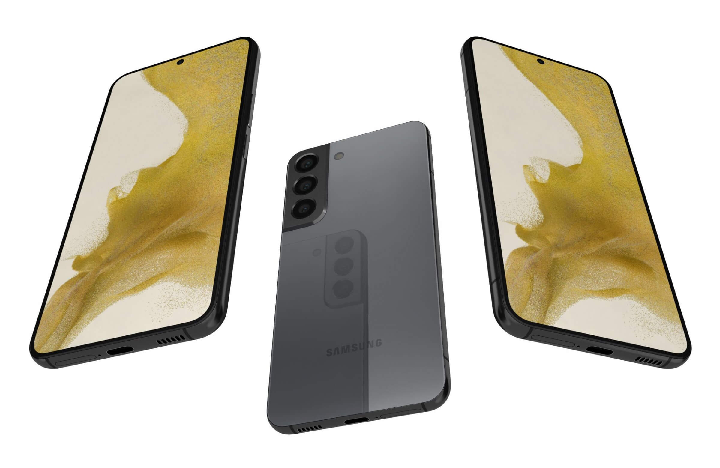 Samsung Galaxy S22 Graphite - 3D Model by Rever_Art