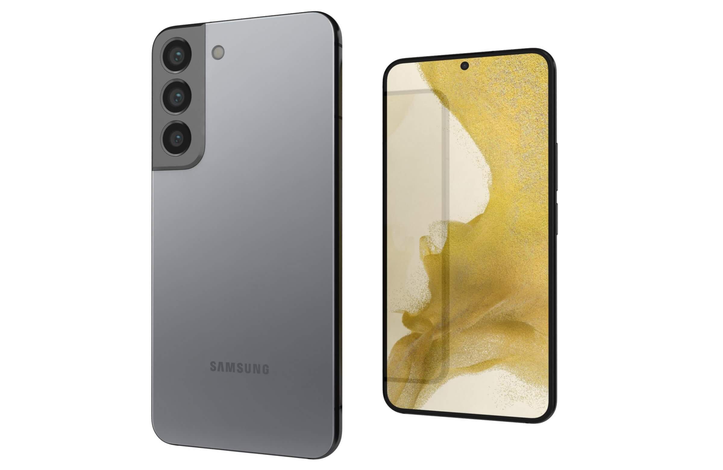 Samsung Galaxy S22 Graphite - 3D Model by Rever_Art