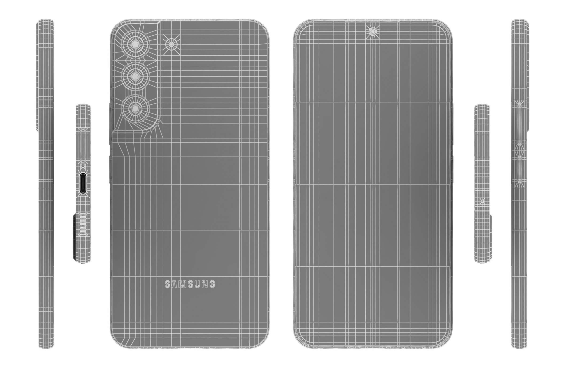 Samsung Galaxy S22 Graphite - 3D Model by Rever_Art