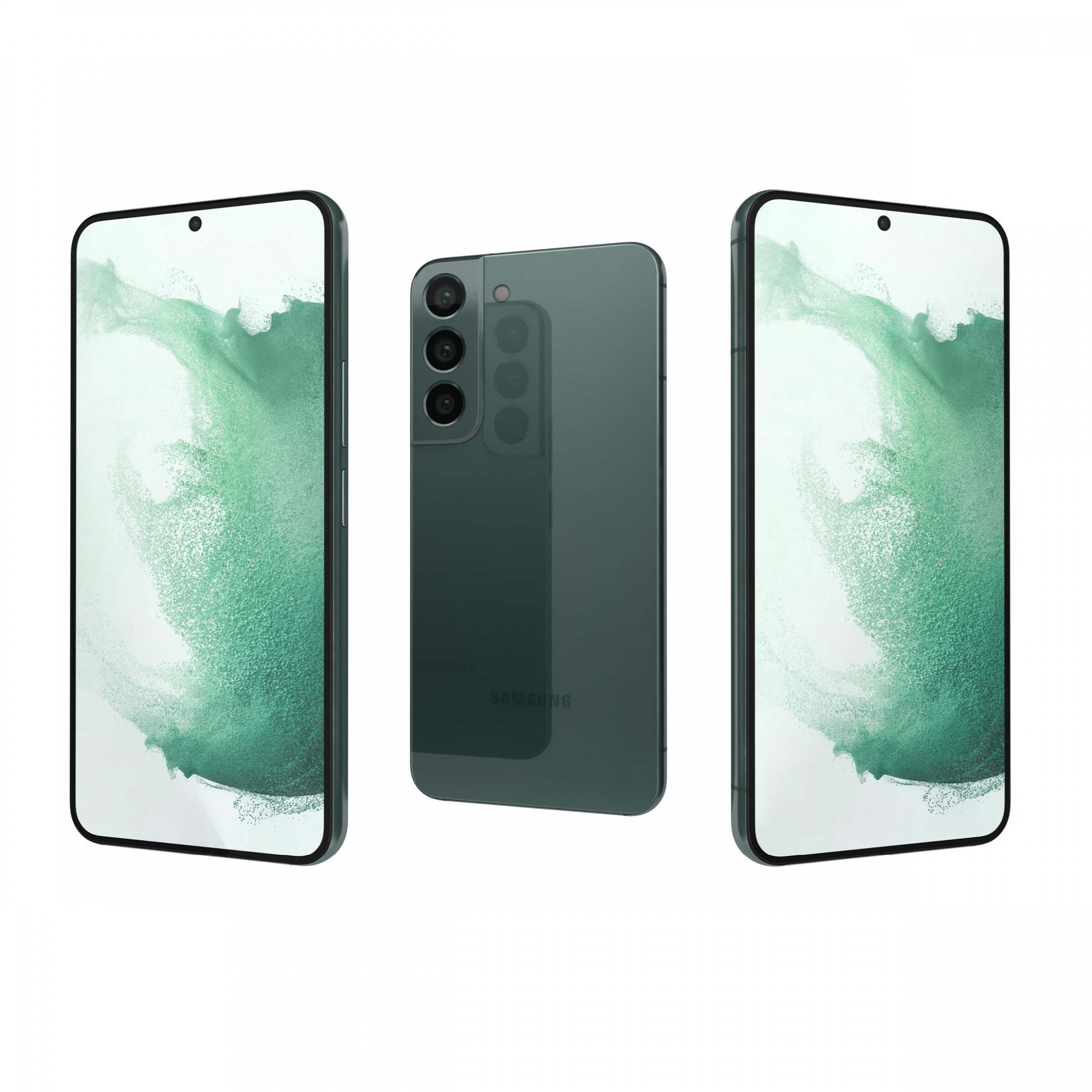 Samsung Galaxy S22 Green - 3D Model by Rever_Art