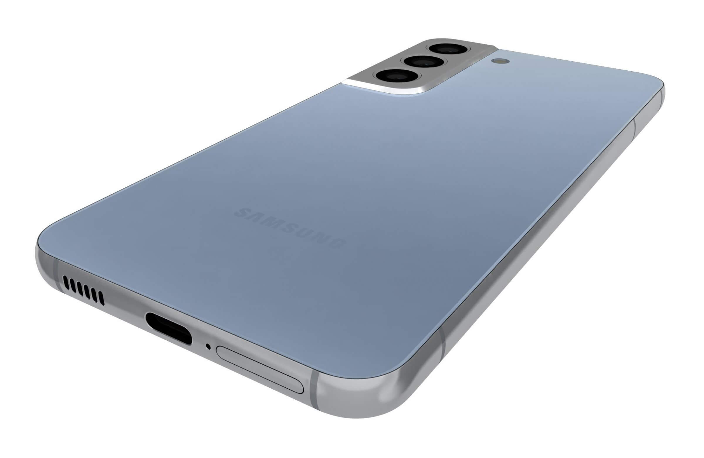 Samsung Galaxy S22 Sky Blue - 3D Model by Rever_Art