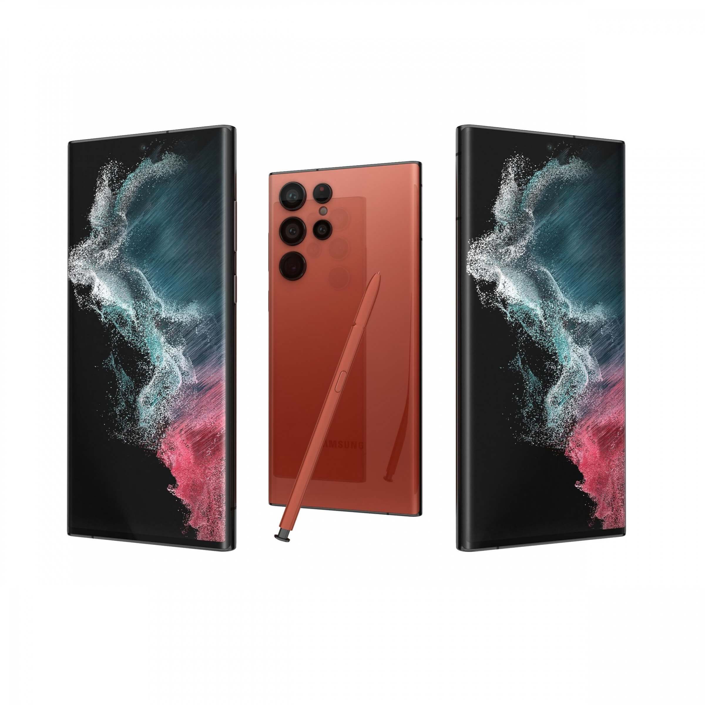 Samsung Galaxy S22 Ultra All Colors - 3D Model by Rever_Art