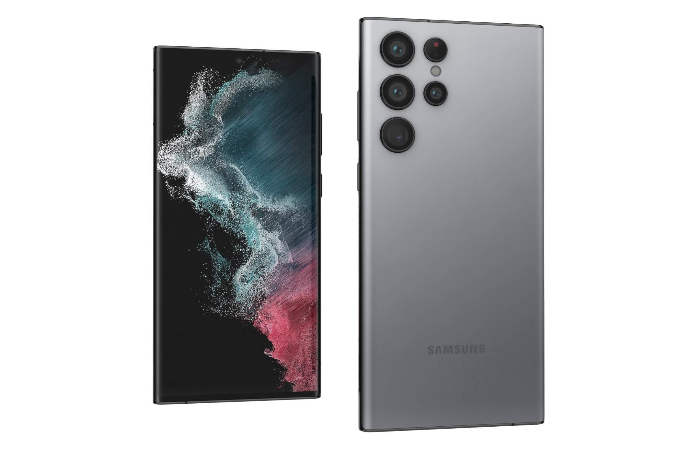 Samsung Galaxy S22 Ultra Graphite - 3D Model by Rever_Art