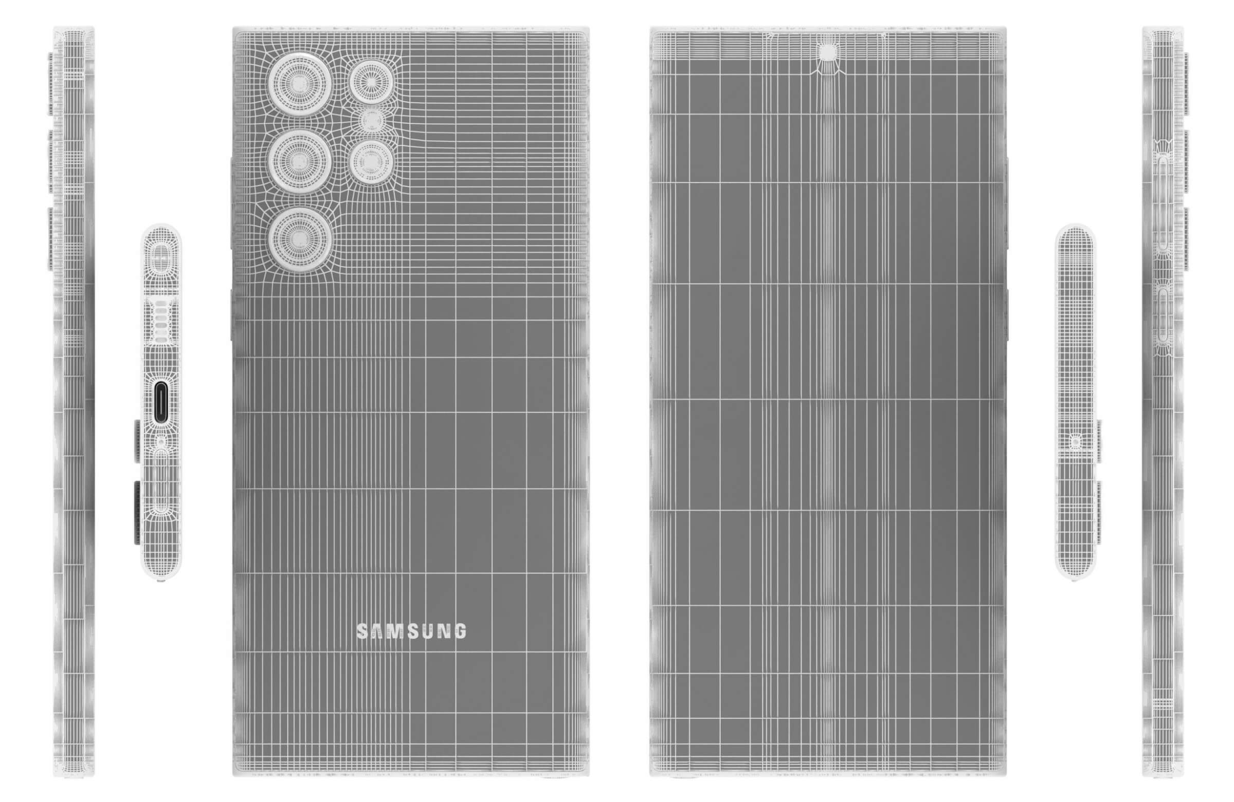 Samsung Galaxy S22 Ultra Graphite - 3D Model by Rever_Art