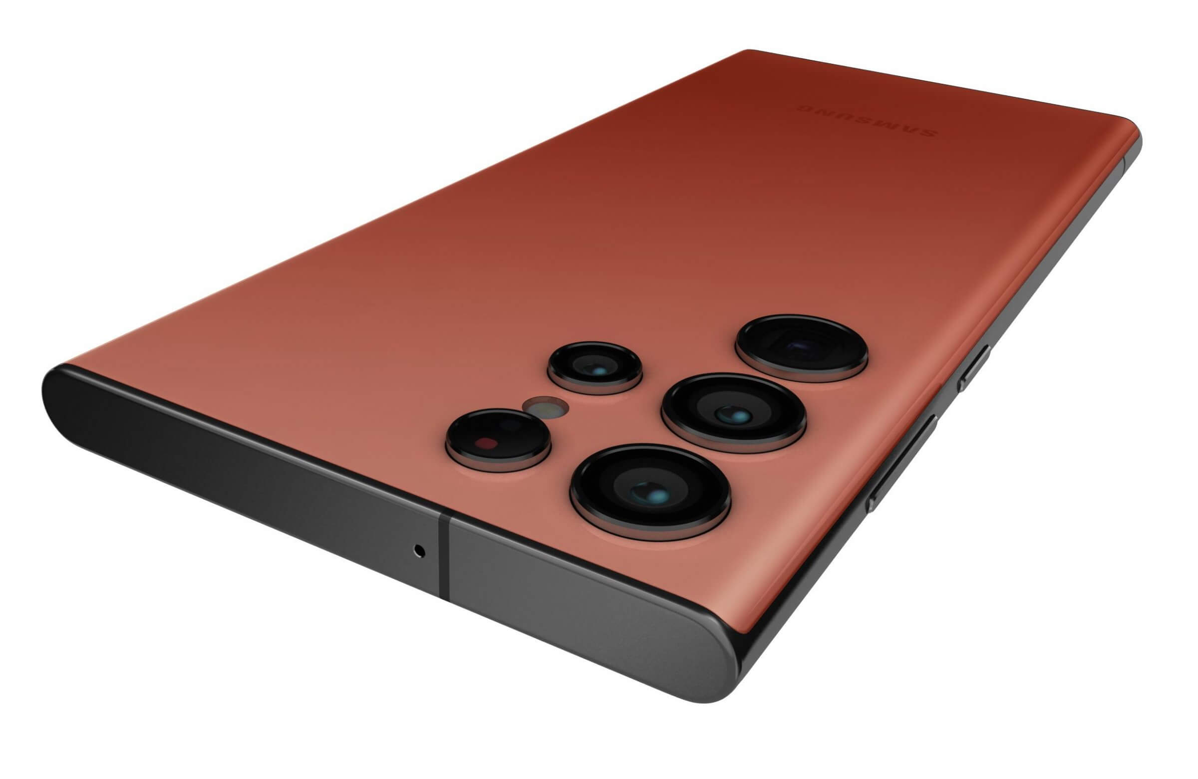 Samsung Galaxy S22 Ultra Red - 3D Model by Rever_Art