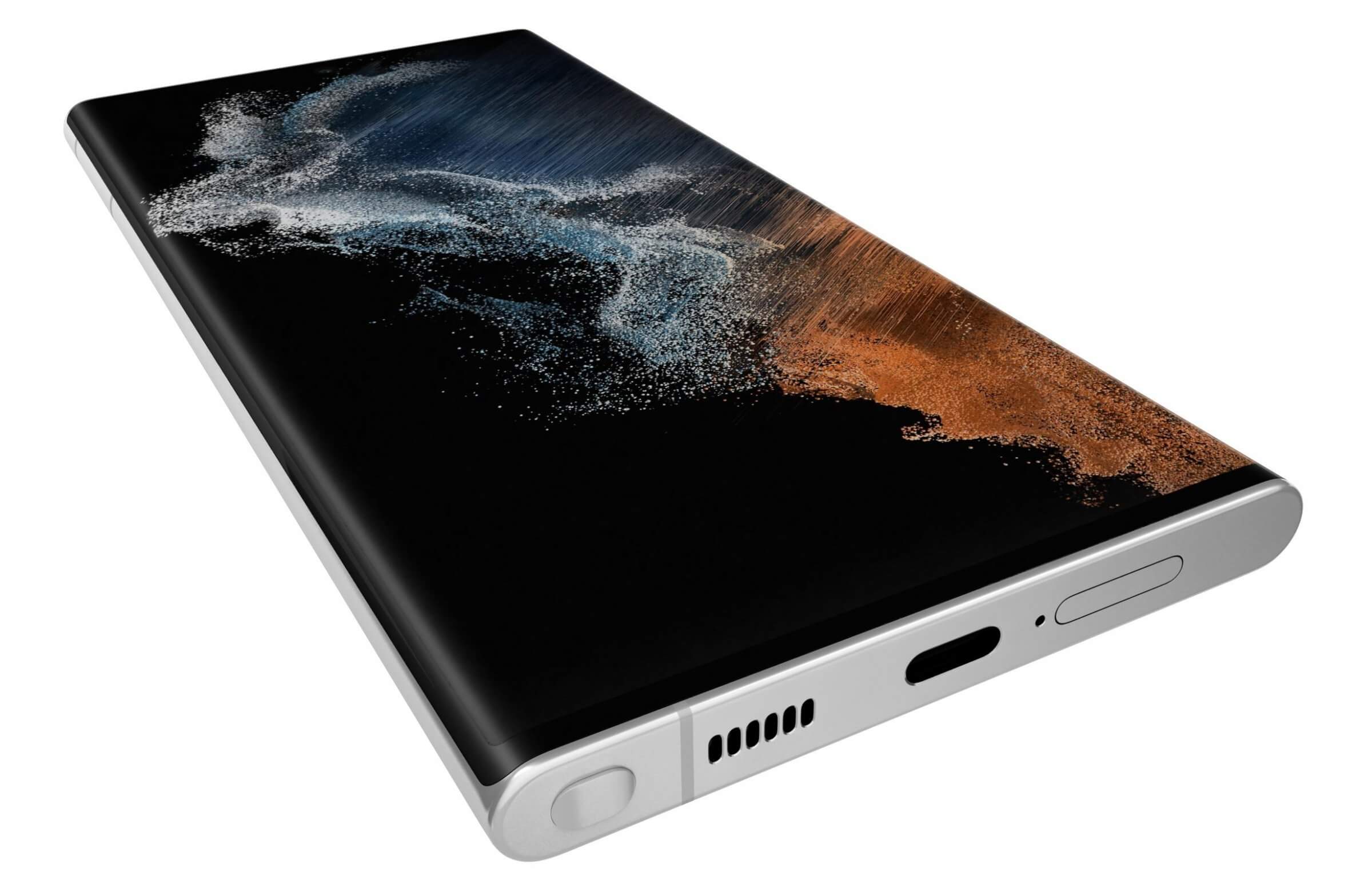 Samsung Galaxy S22 Ultra White - 3D Model by Rever_Art