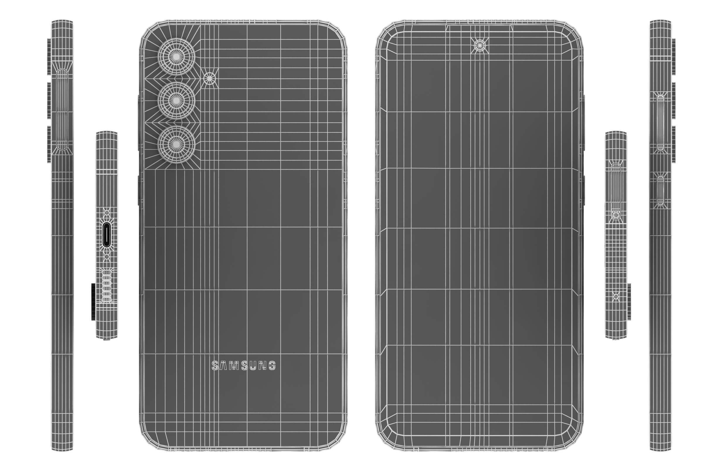 Samsung Galaxy S23 FE Graphite - 3D Model by Rever_Art