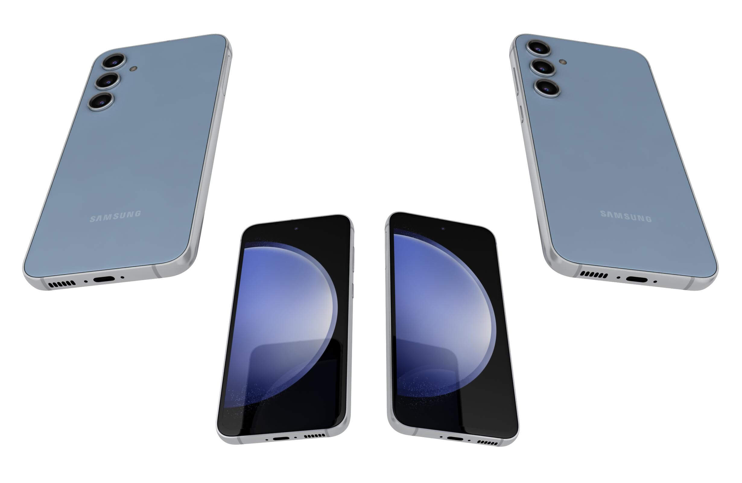 Samsung Galaxy S23 FE Indigo - 3D Model by Rever_Art