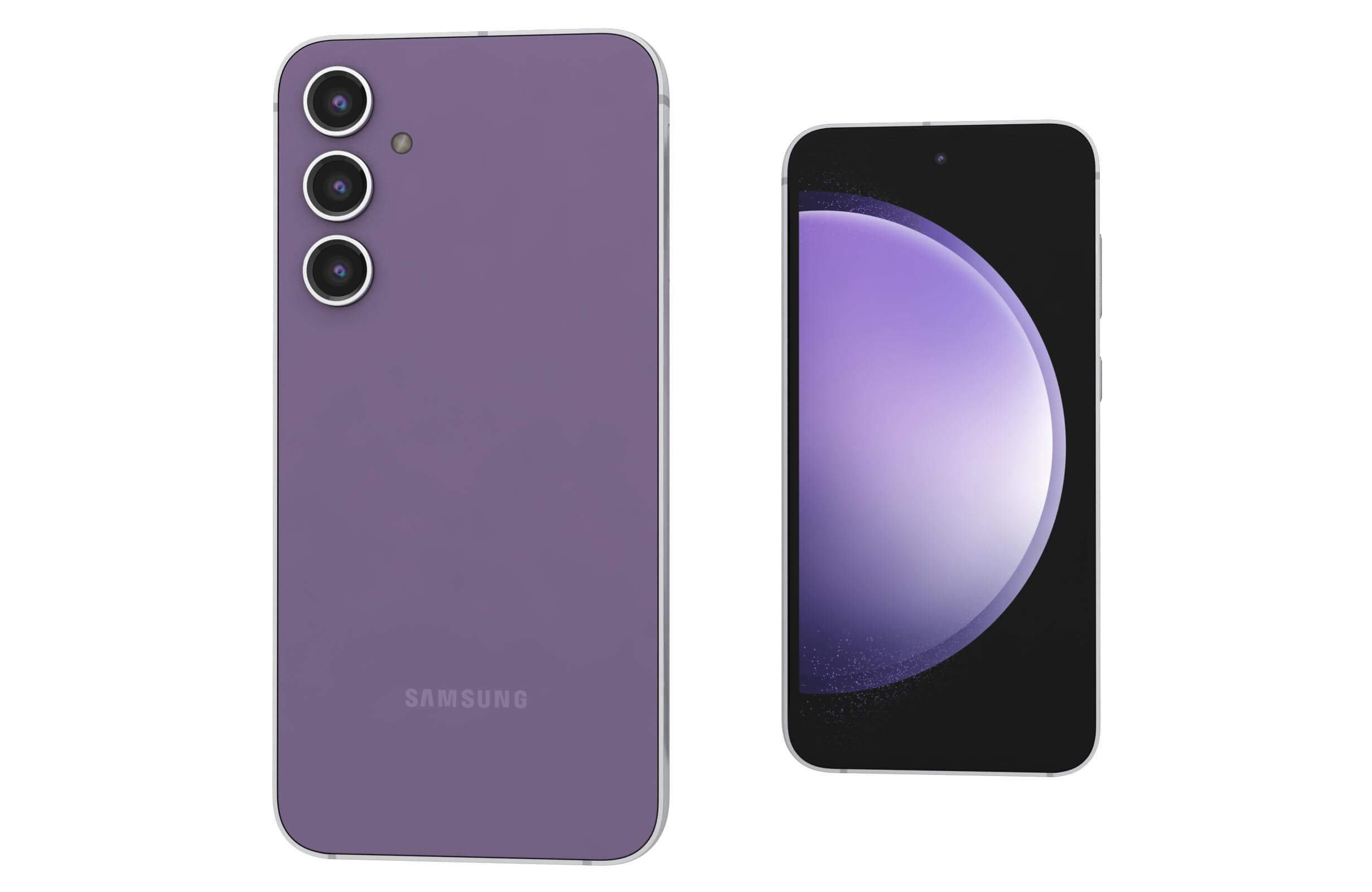 Samsung Galaxy S23 FE Purple - 3D Model by Rever_Art