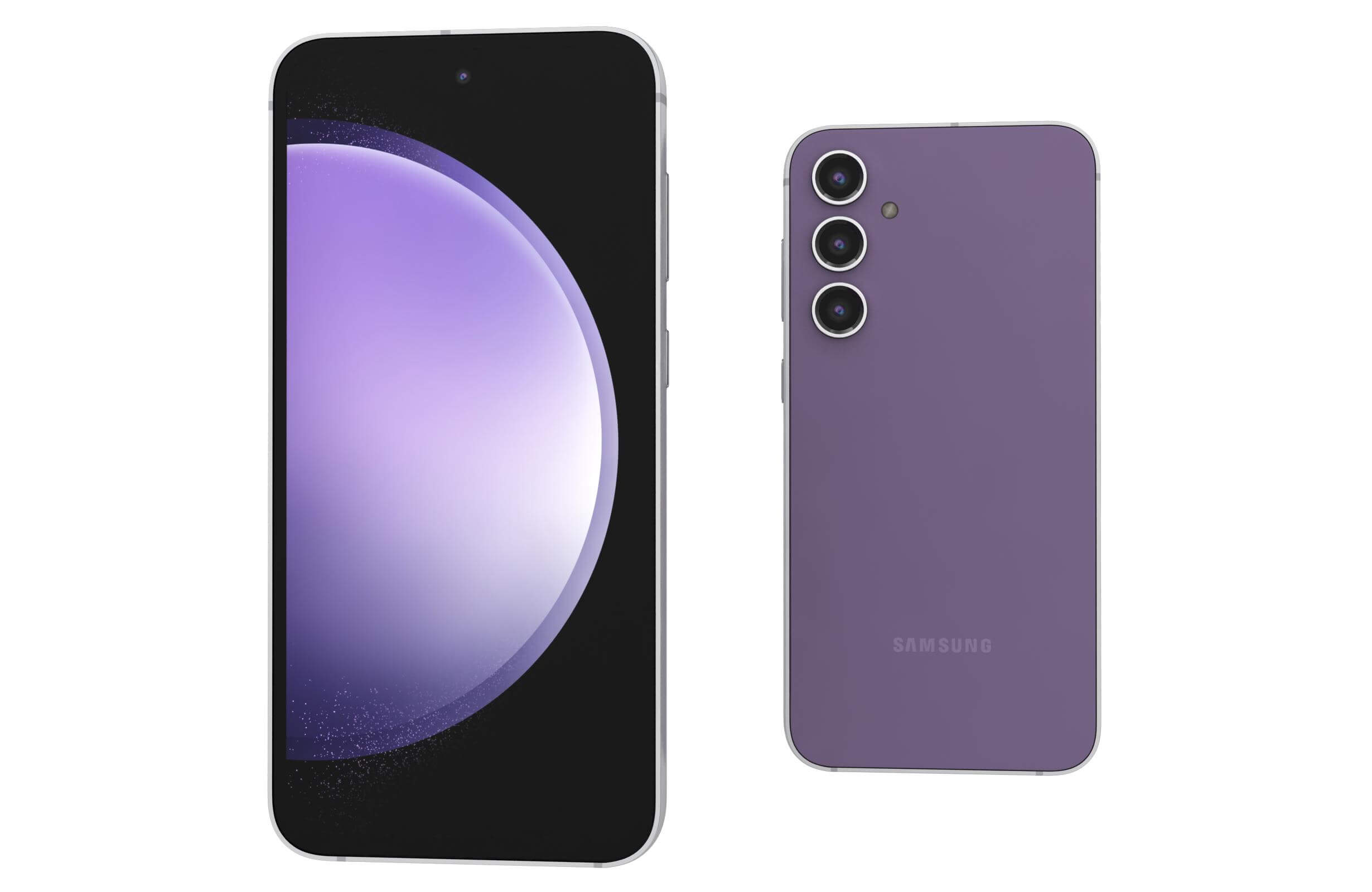 Samsung Galaxy S23 FE Purple - 3D Model by Rever_Art