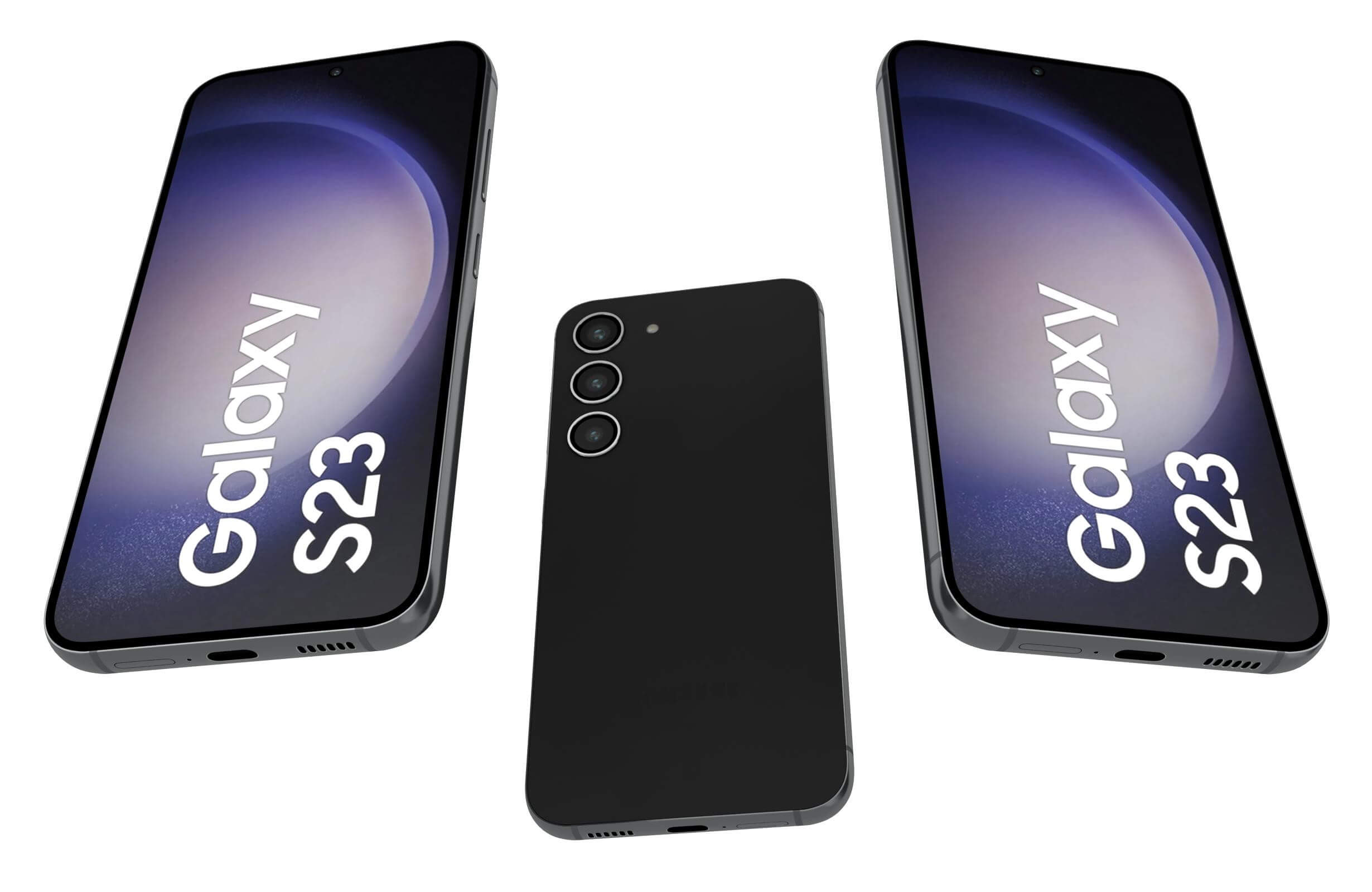 Samsung Galaxy S23 Gray - 3D Model by Rever_Art