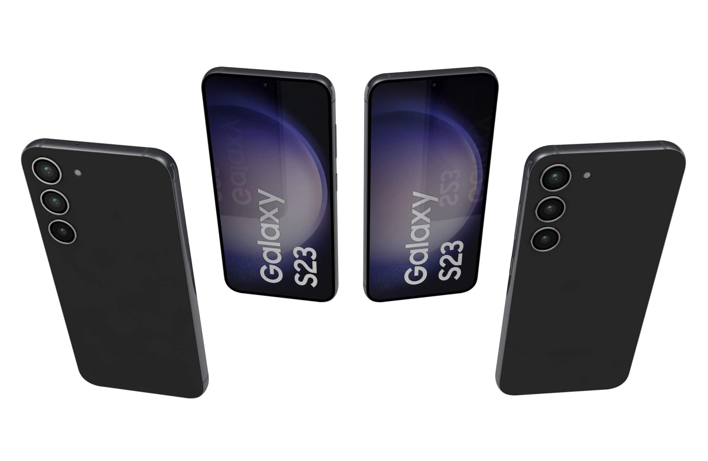 Samsung Galaxy S23 Gray - 3D Model by Rever_Art