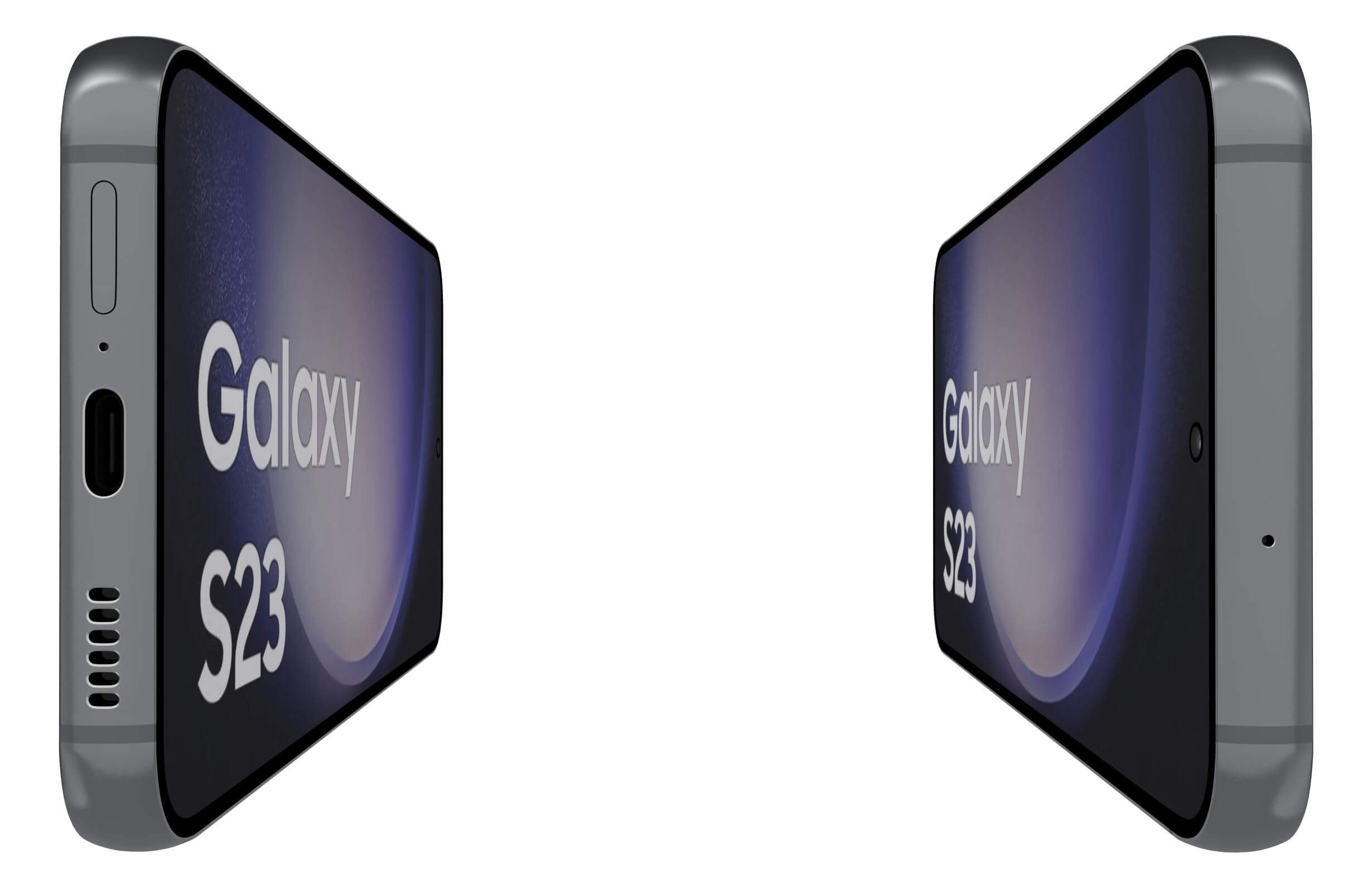 Samsung Galaxy S23 Gray - 3D Model by Rever_Art