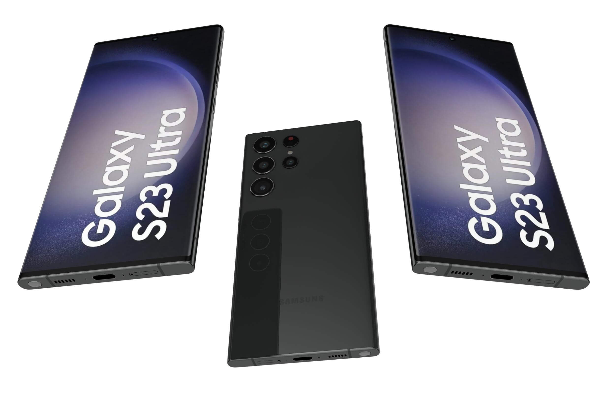 Samsung Galaxy S23 Ultra Gray - 3D Model by Rever_Art