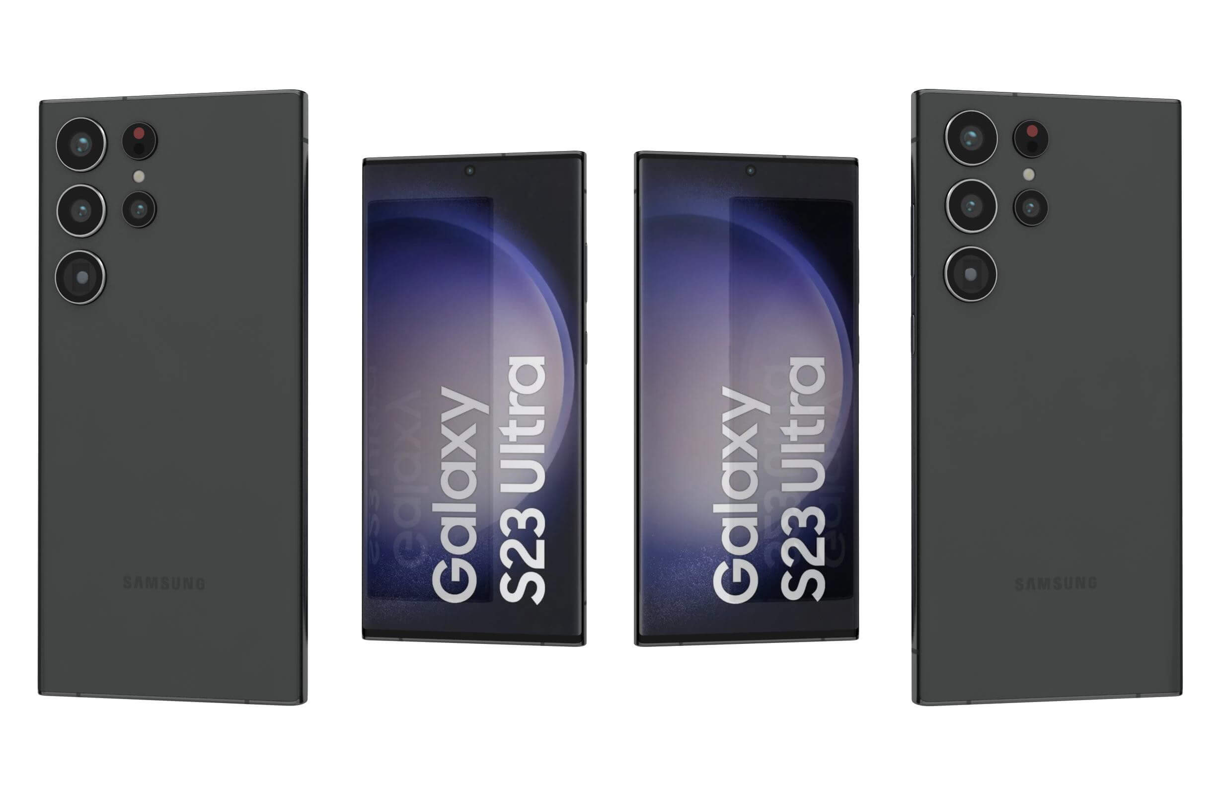 Samsung Galaxy S23 Ultra Gray - 3D Model by Rever_Art