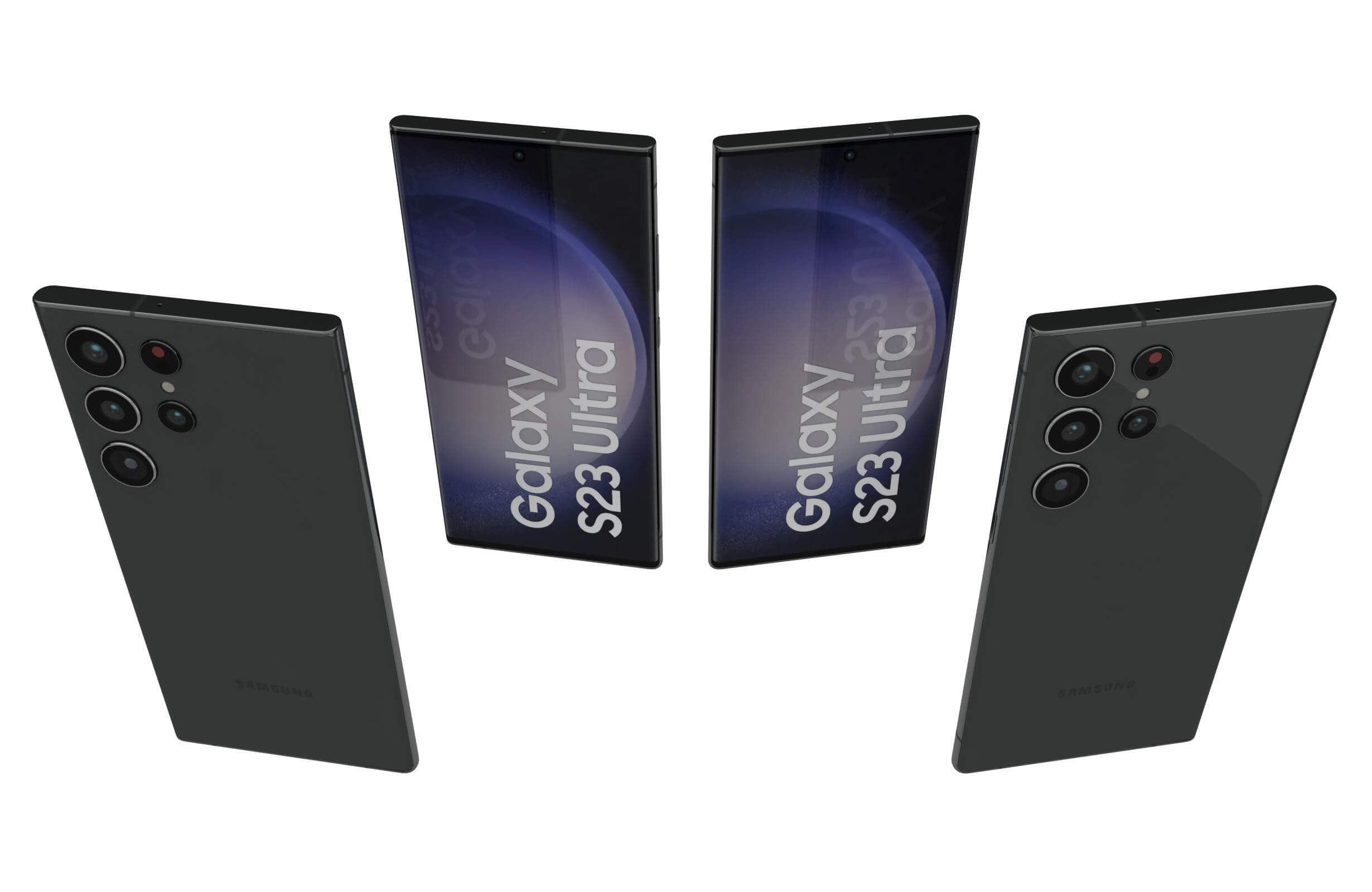 Samsung Galaxy S23 Ultra Gray - 3D Model by Rever_Art
