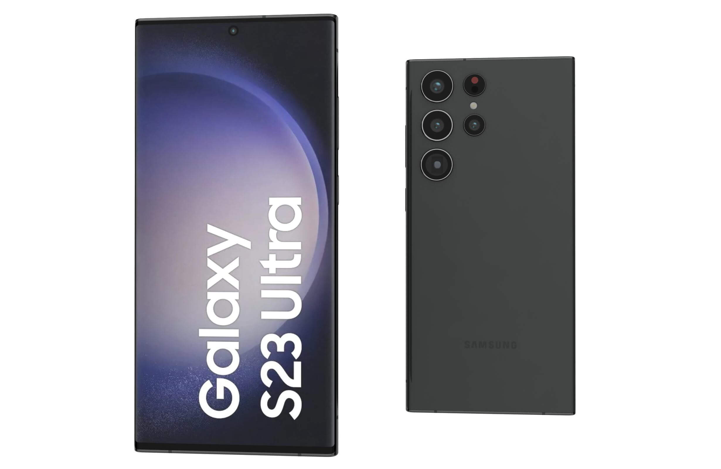 Samsung Galaxy S23 Ultra Gray - 3D Model by Rever_Art