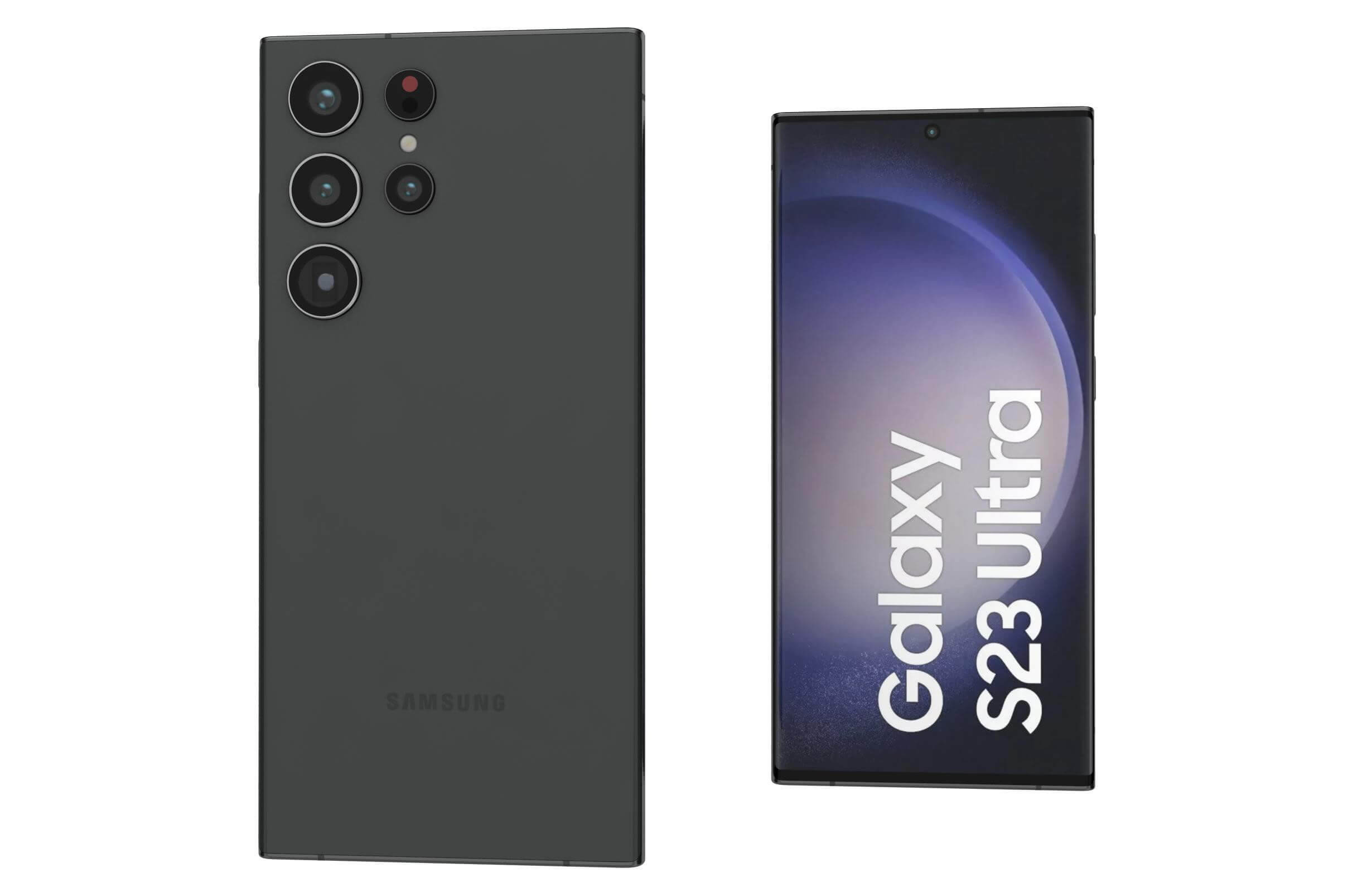 Samsung Galaxy S23 Ultra Gray - 3D Model by Rever_Art