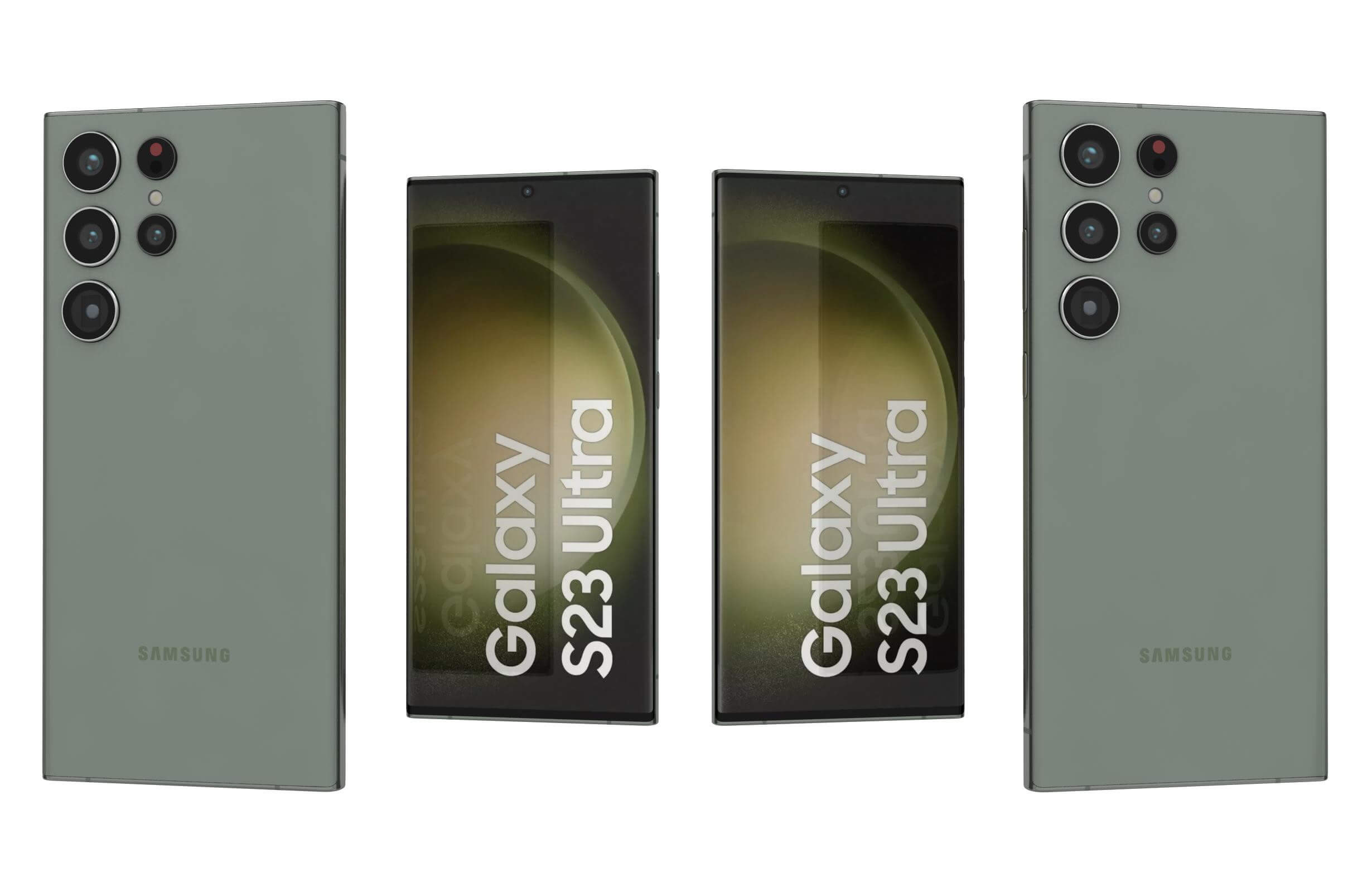 Samsung Galaxy S23 Ultra Green - 3D Model by Rever_Art