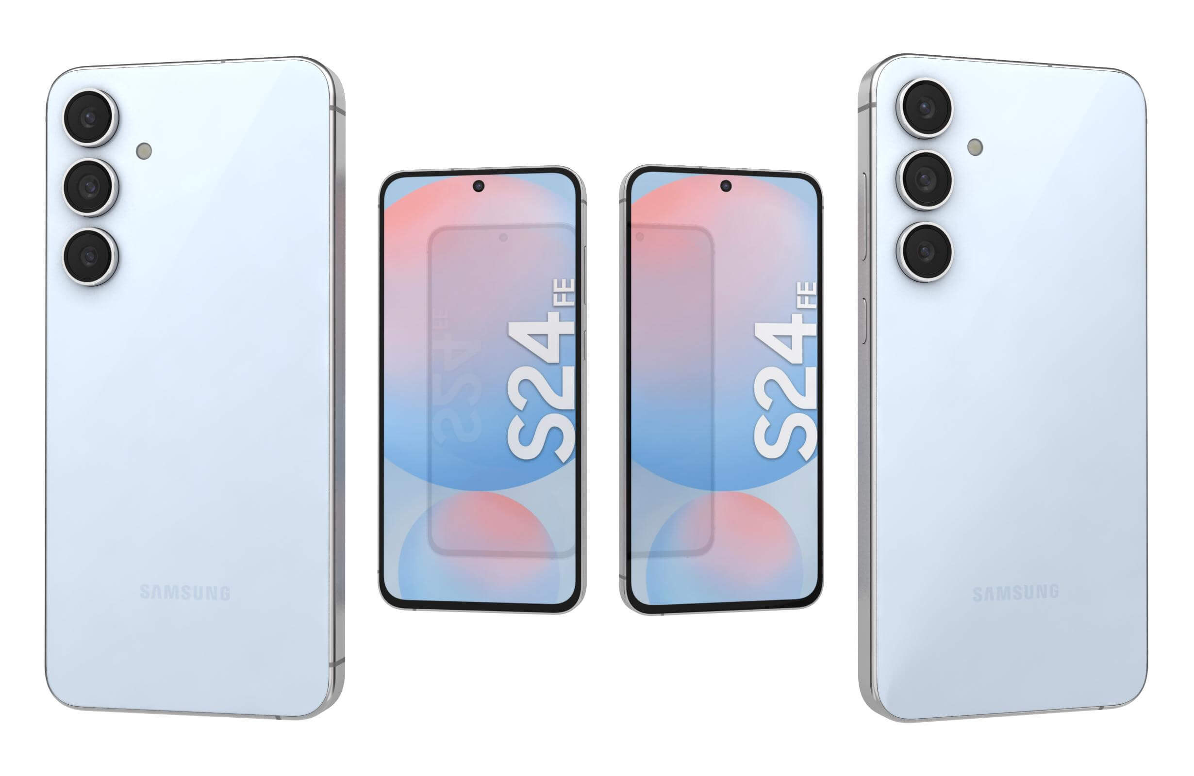 Samsung Galaxy S24 FE All Colors - 3D Model by Rever_Art