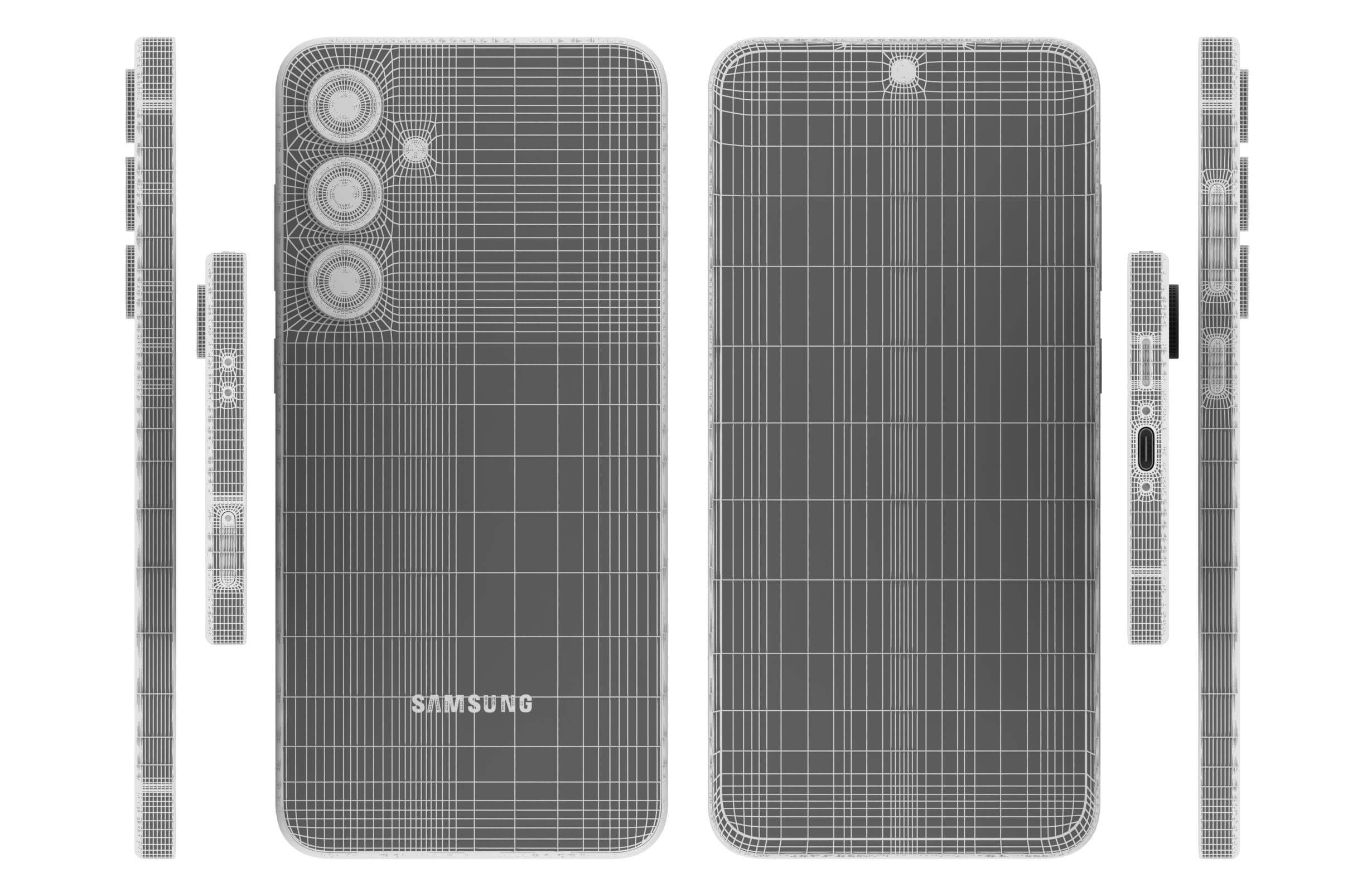 Samsung Galaxy S24 FE Graphite - 3D Model by Rever_Art