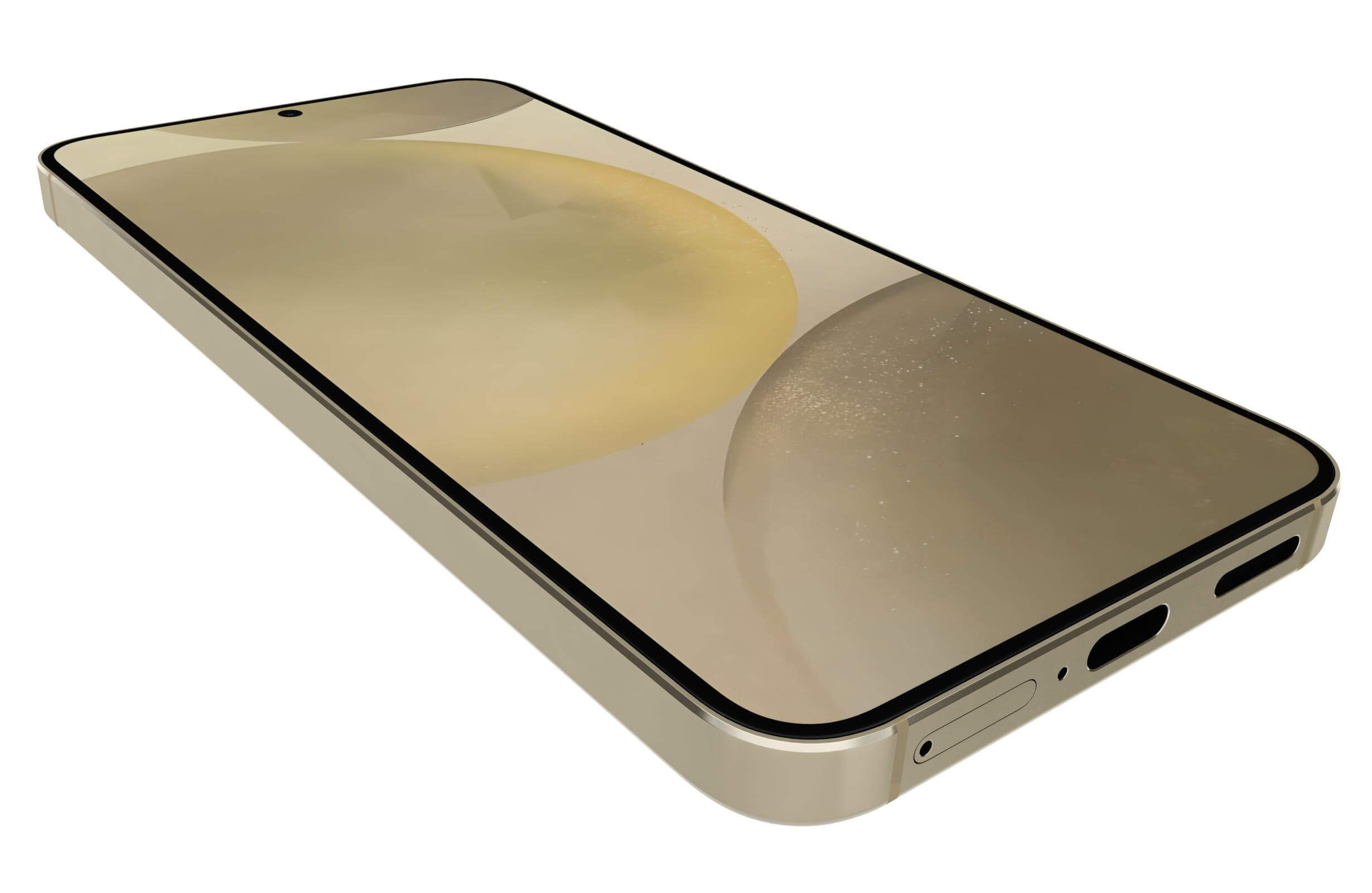 Samsung Galaxy S24 Gold - 3D Model by Rever_Art