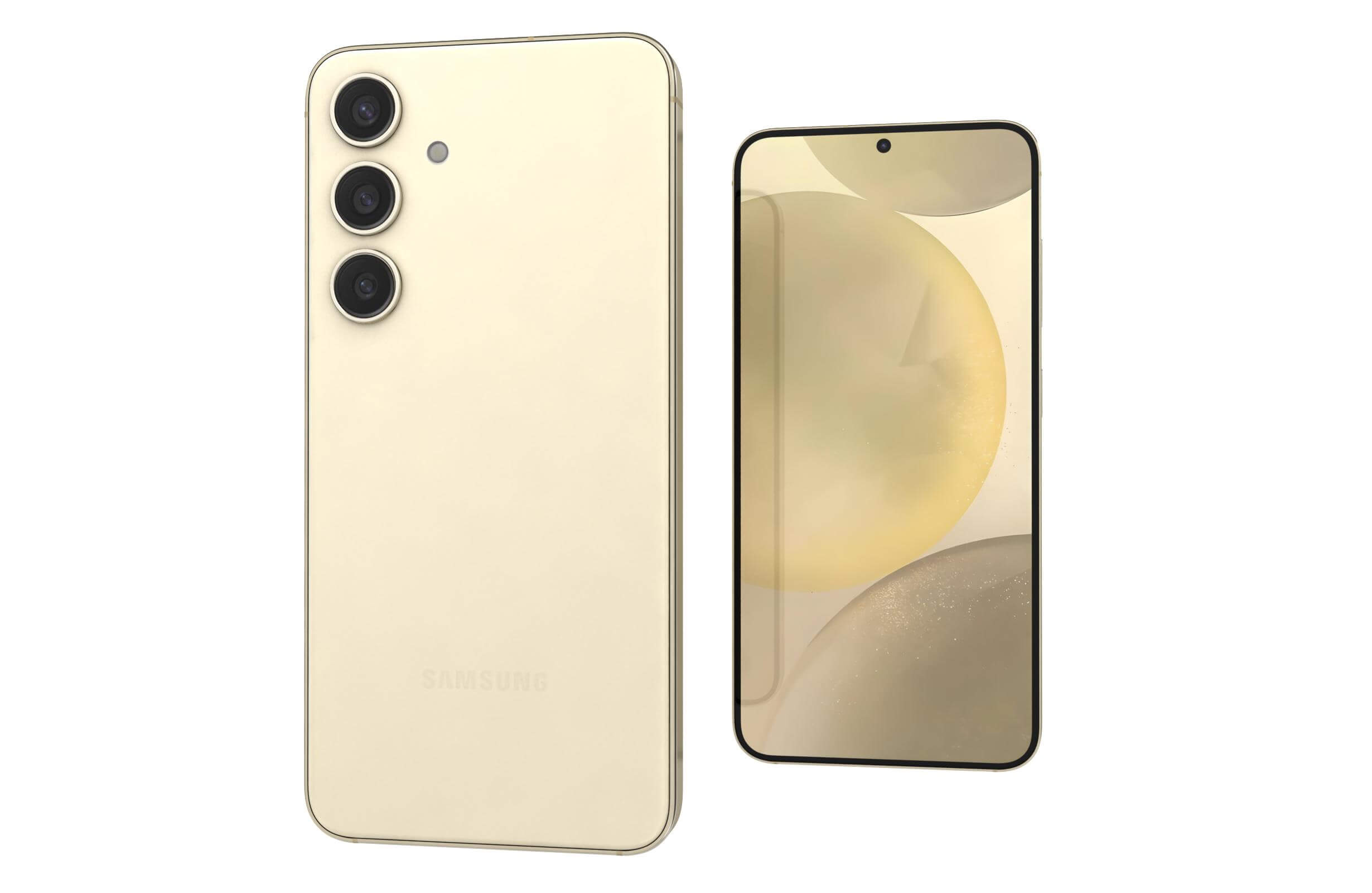 Samsung Galaxy S24 Gold - 3D Model by Rever_Art
