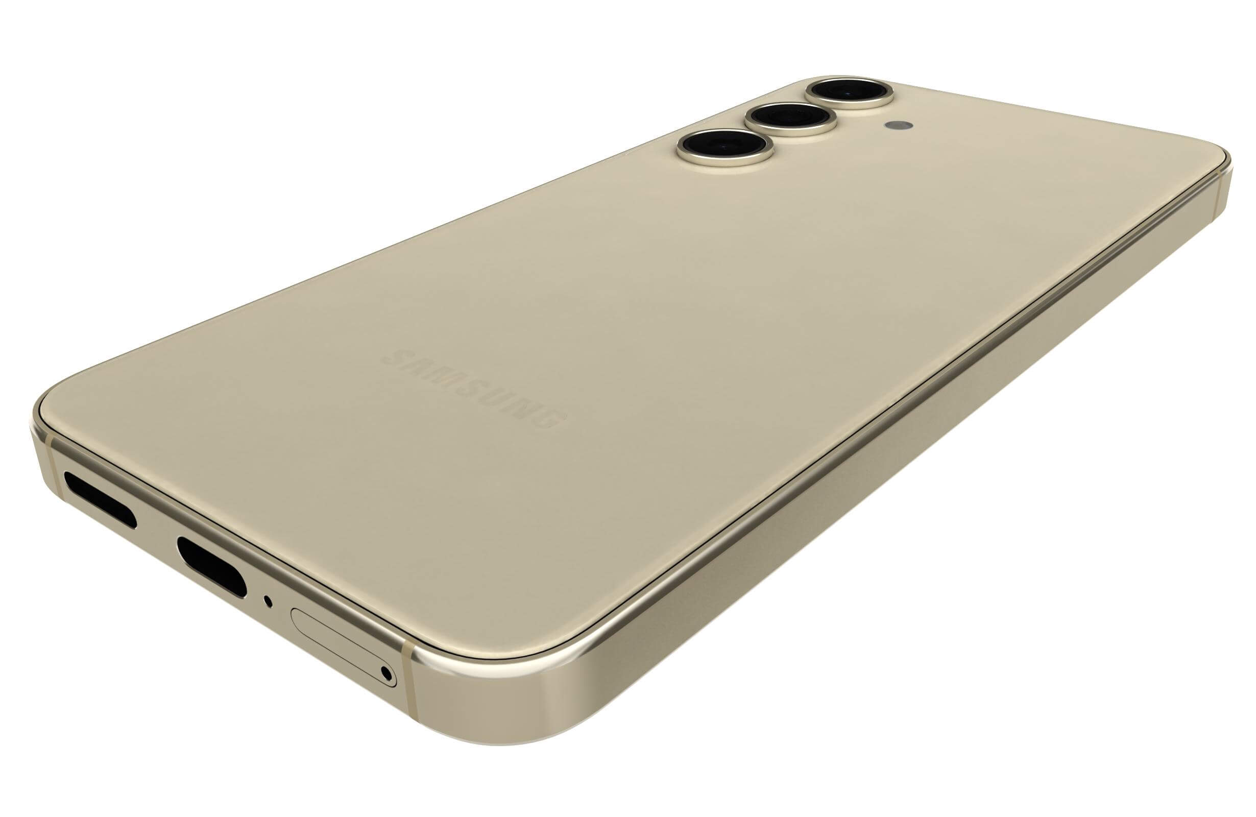Samsung Galaxy S24 Gold - 3D Model by Rever_Art