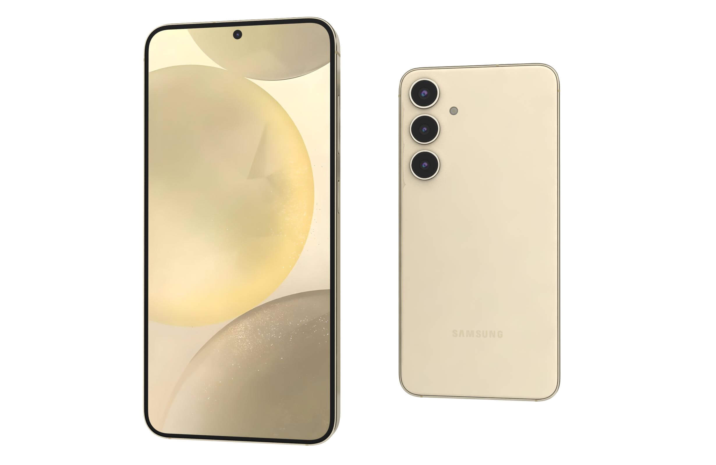 Samsung Galaxy S24 Plus Gold - 3D Model by Rever_Art