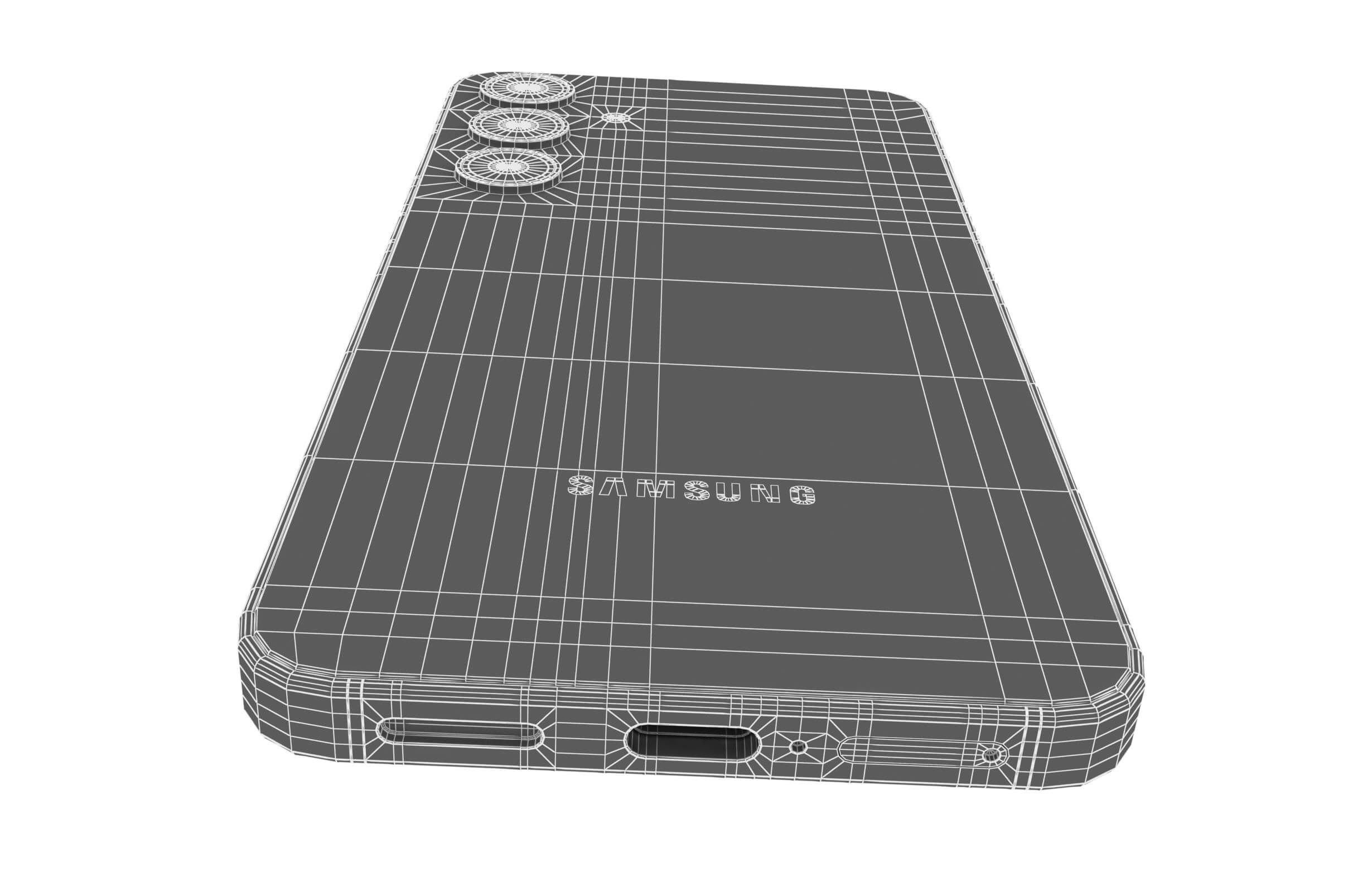 Samsung Galaxy S24 Plus Gold - 3D Model by Rever_Art