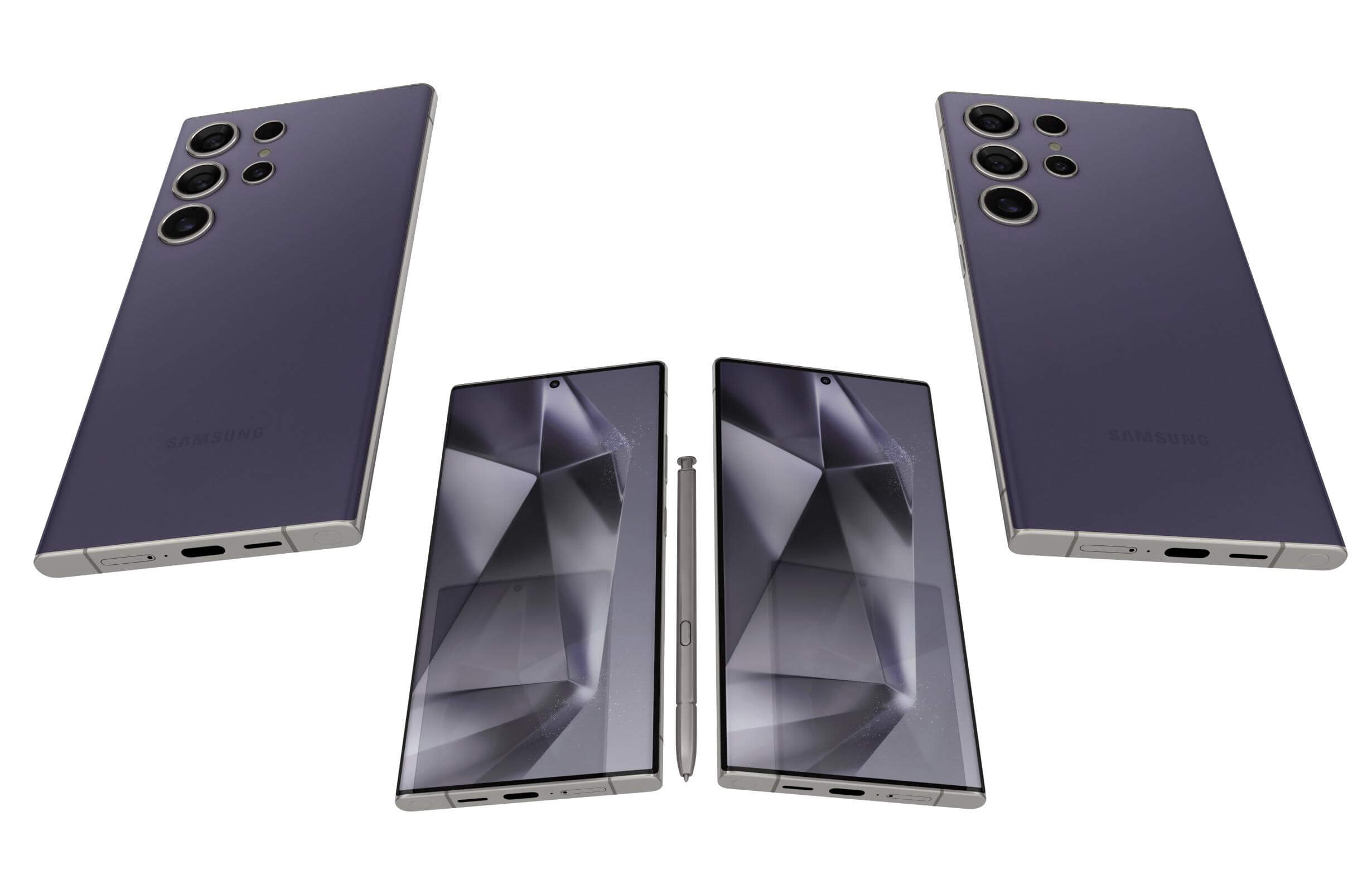 Samsung Galaxy S24 Ultra All Colors - 3D Model by Rever_Art