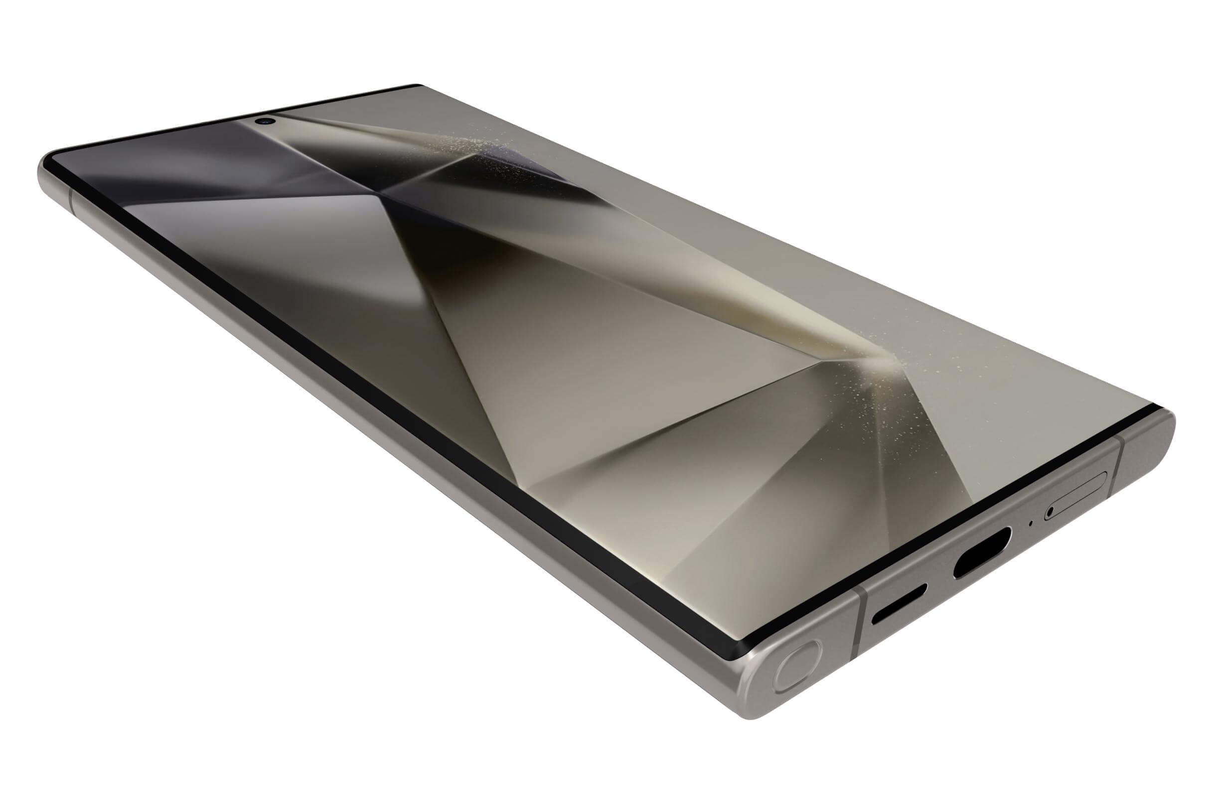 Samsung Galaxy S24 Ultra Titanium Gray Crystal - 3D Model by Rever_Art