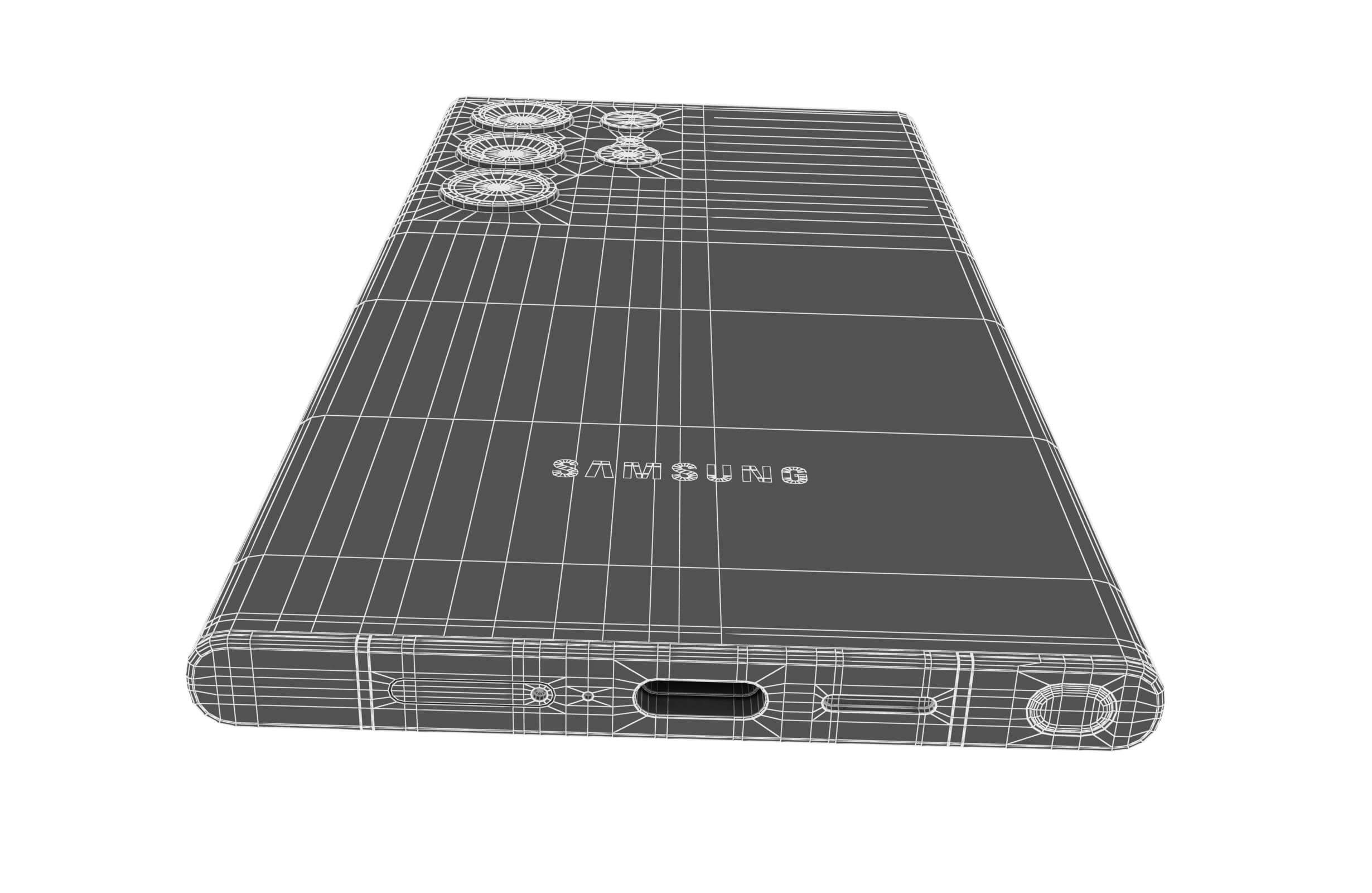 Samsung Galaxy S24 Ultra Titanium Gray Crystal - 3D Model by Rever_Art