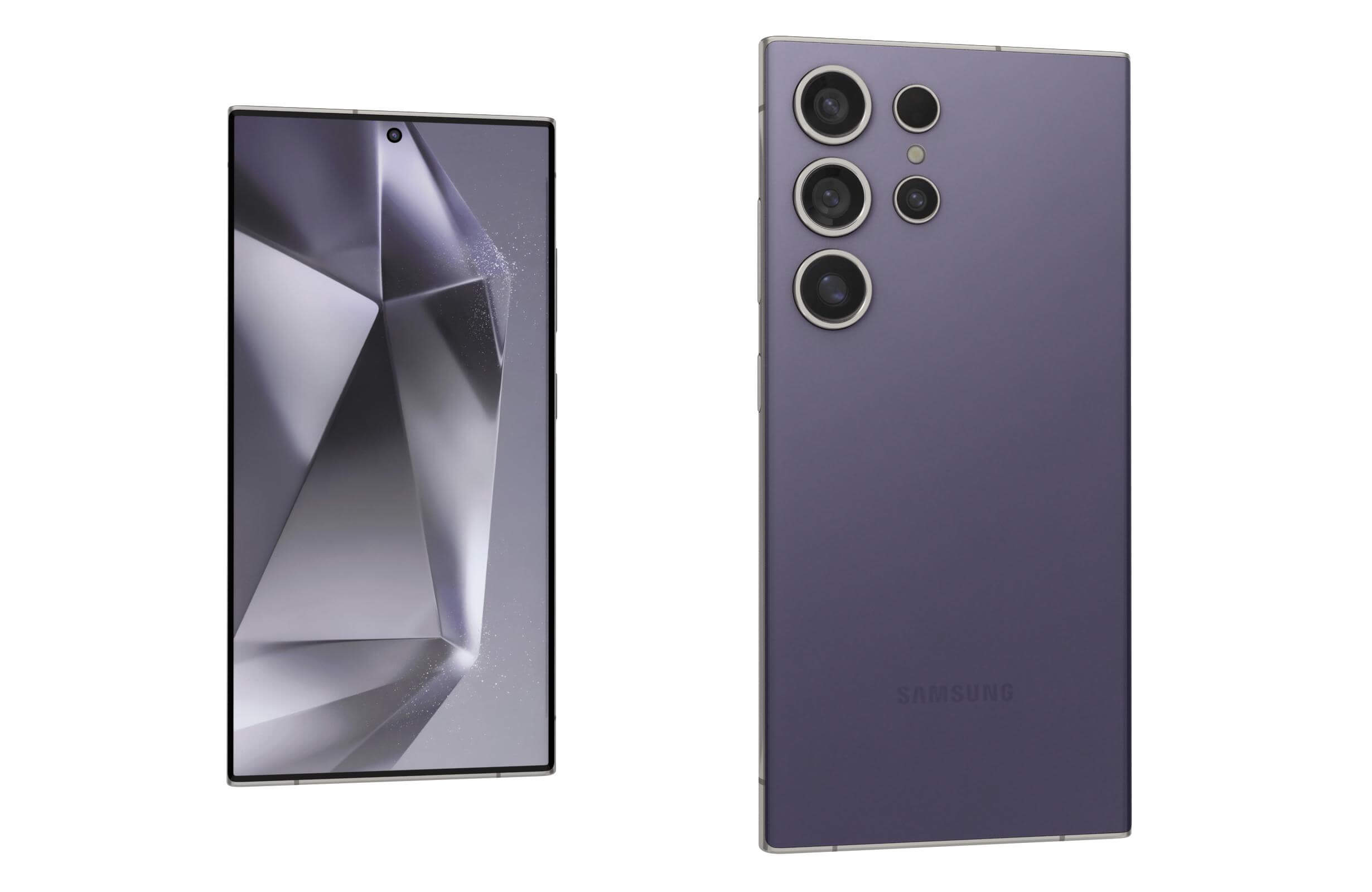 Samsung Galaxy S24 Ultra Titanium Violet Crystal - 3D Model by Rever_Art