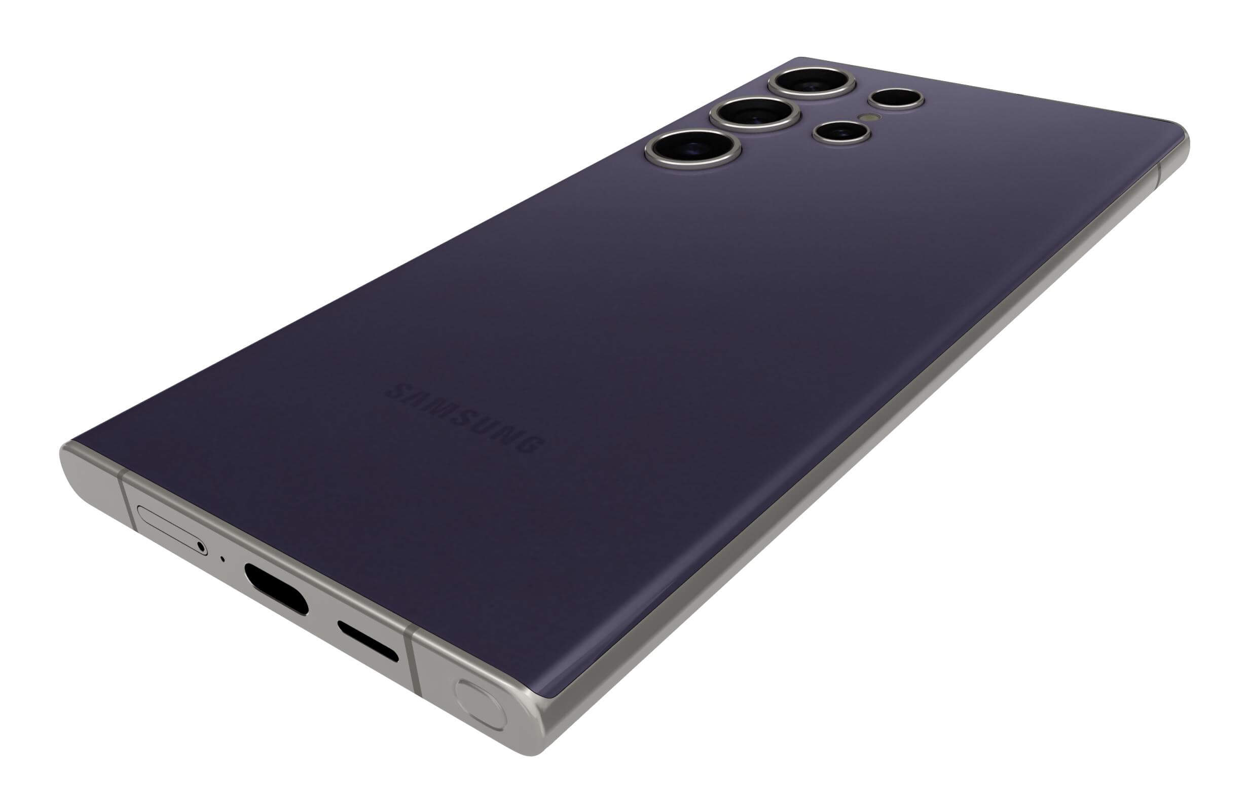 Samsung Galaxy S24 Ultra Titanium Violet Crystal - 3D Model by Rever_Art