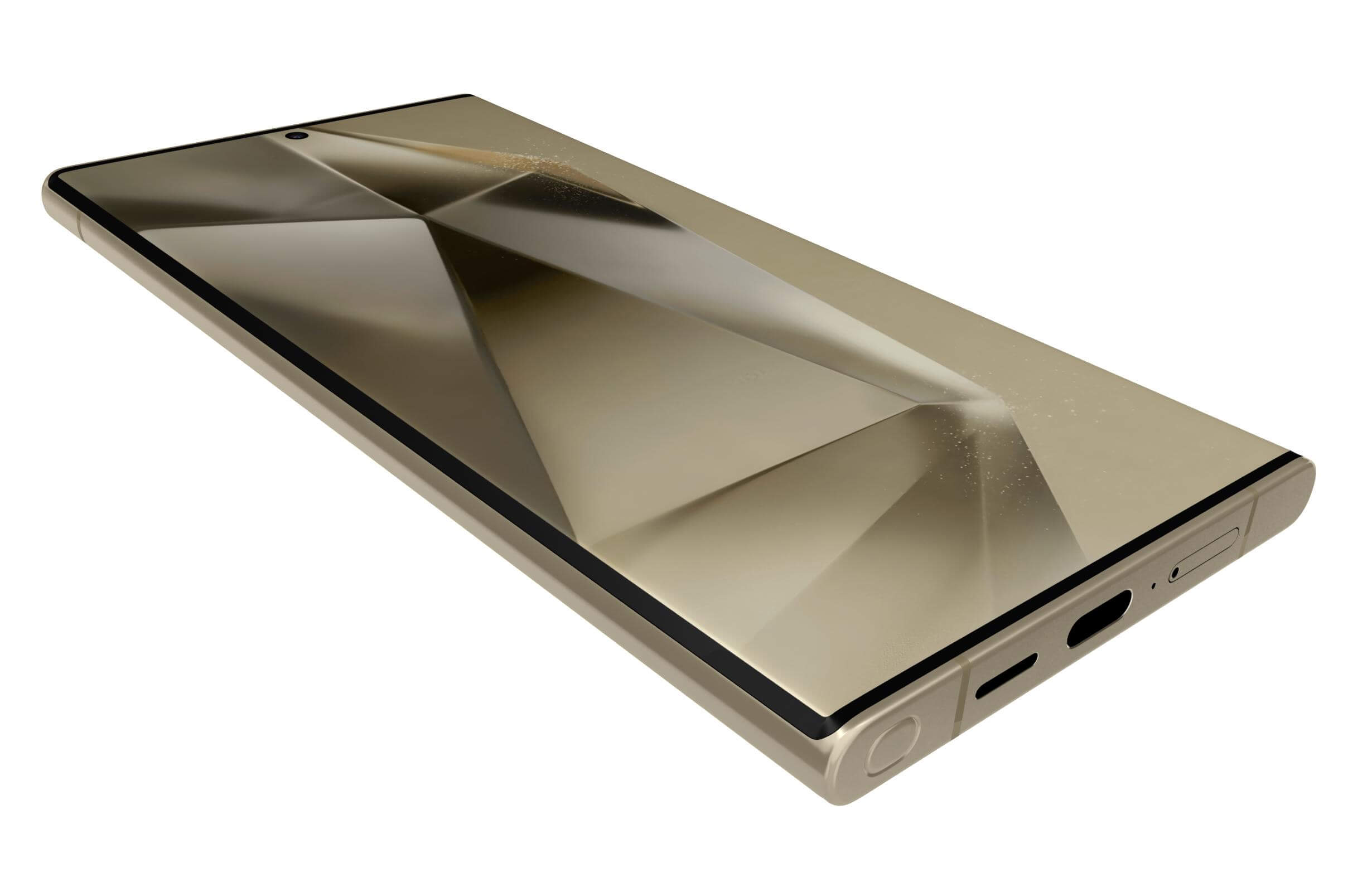 Samsung Galaxy S24 Ultra Titanium Yellow Crystal - 3D Model by Rever_Art