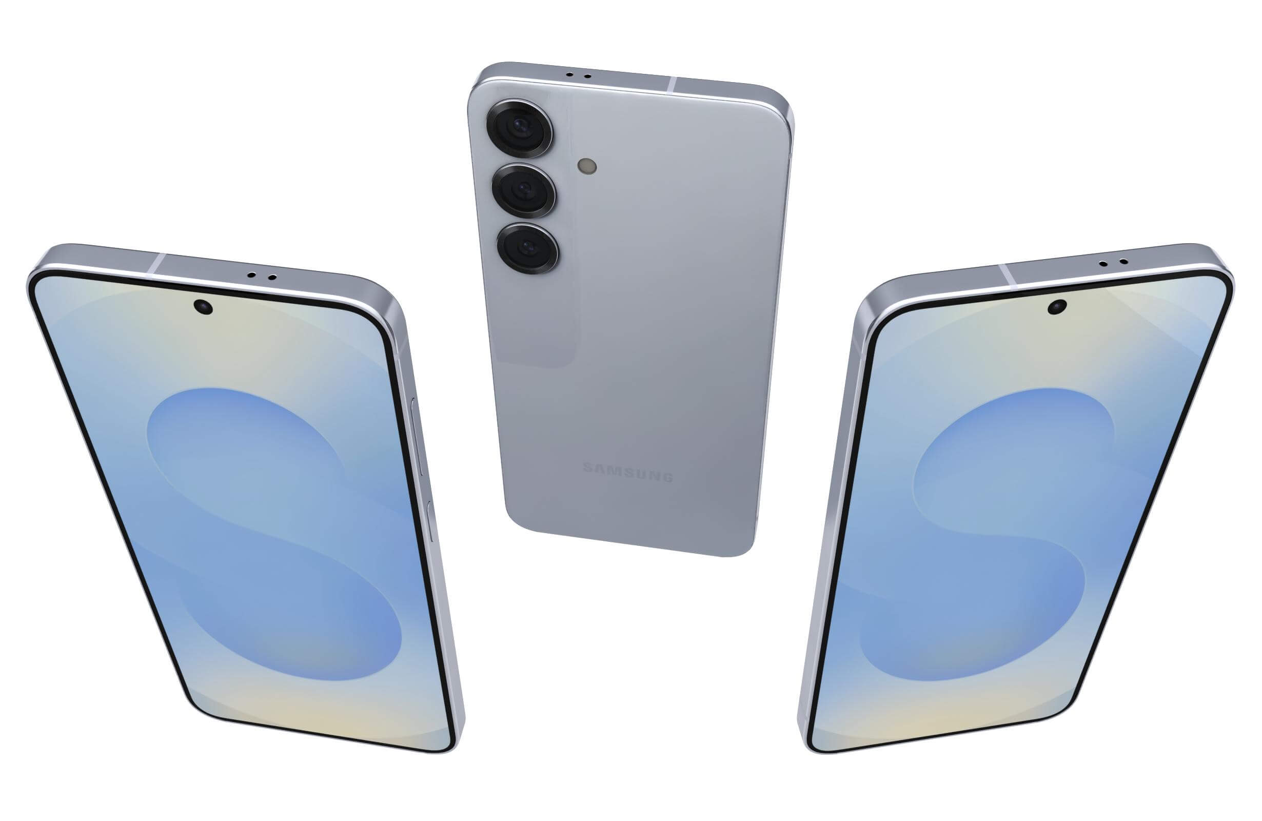 Samsung Galaxy S25 Icy Blue - 3D Model by Rever_Art