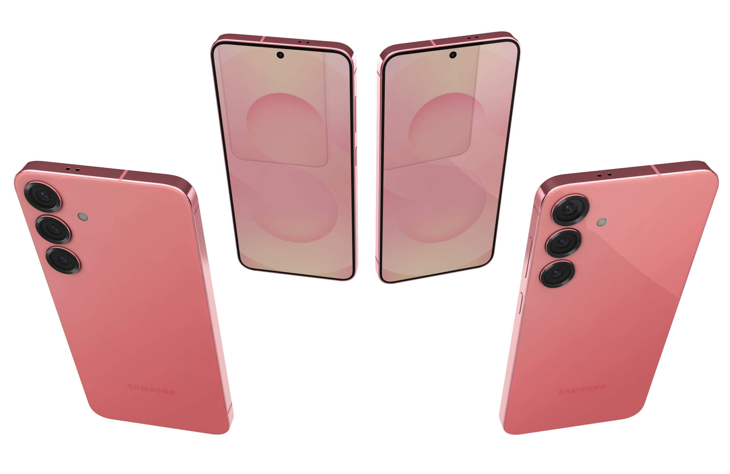 Samsung Galaxy S25 Plus Coralred - 3D Model by Rever_Art