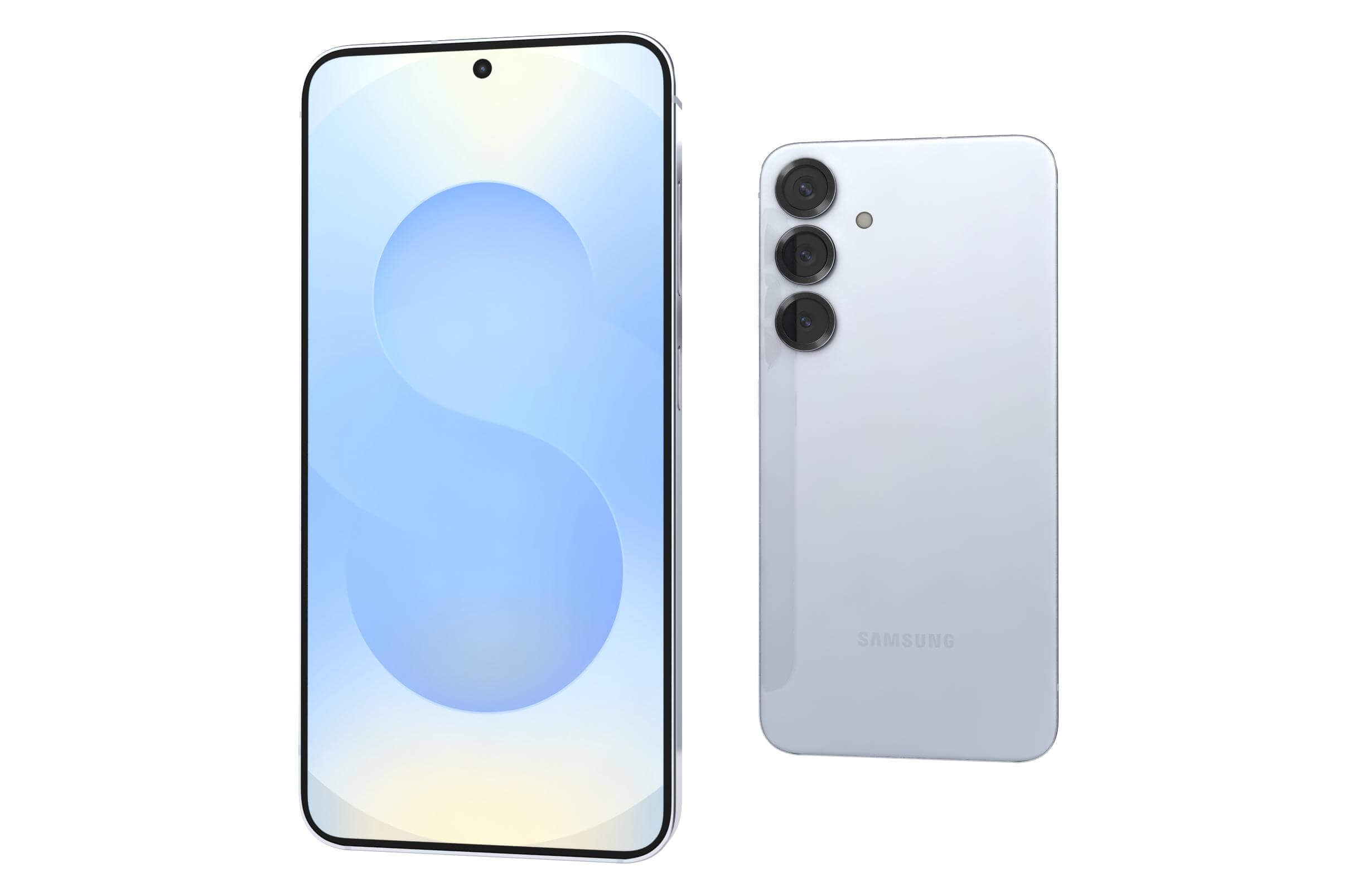 Samsung Galaxy S25 Plus Icy Blue - 3D Model by Rever_Art