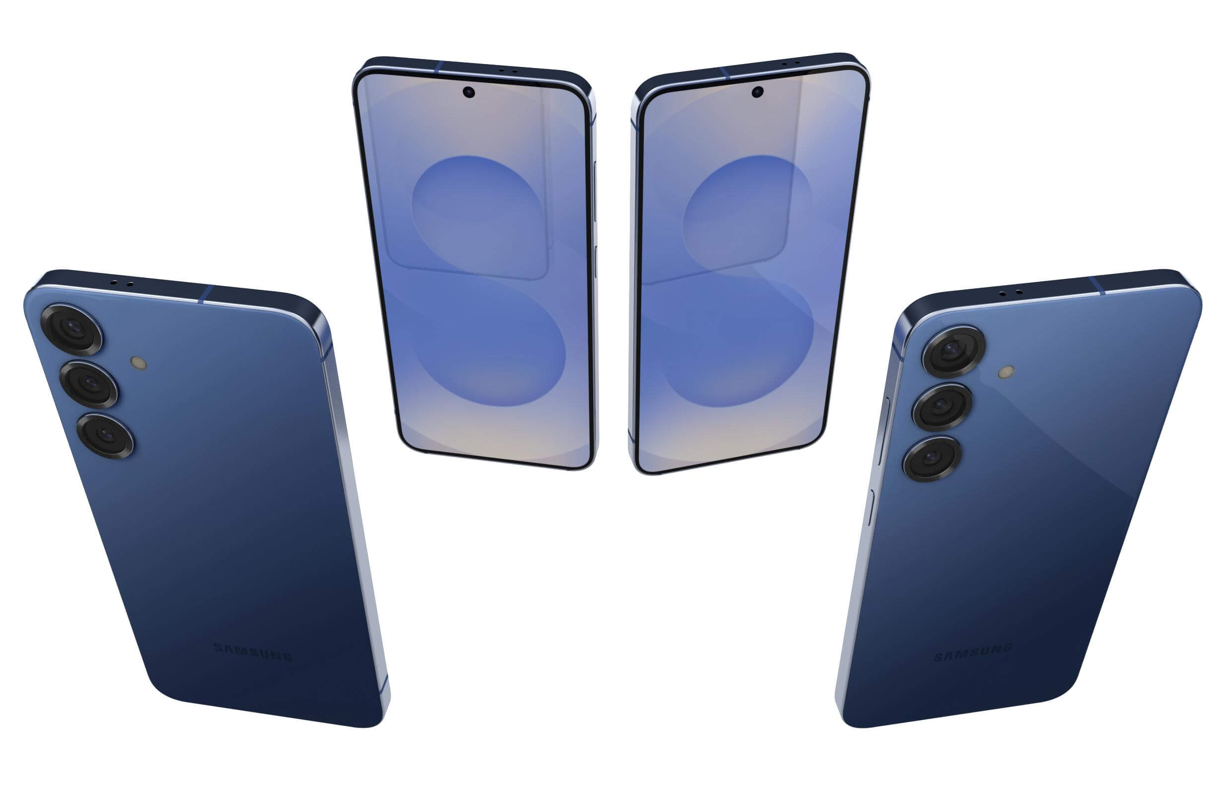 Samsung Galaxy S25 Plus Navy - 3D Model by Rever_Art