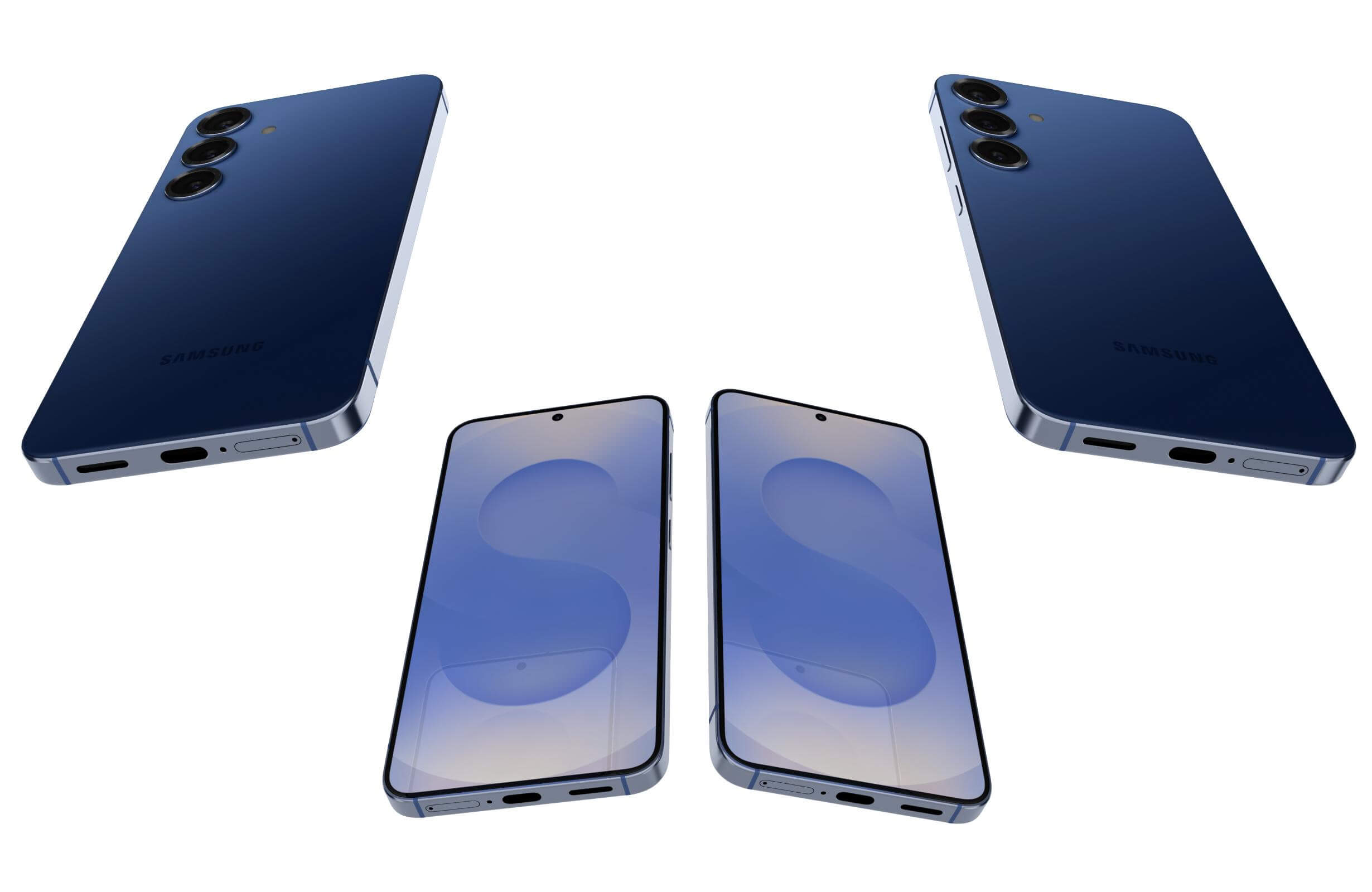 Samsung Galaxy S25 Plus Navy - 3D Model by Rever_Art