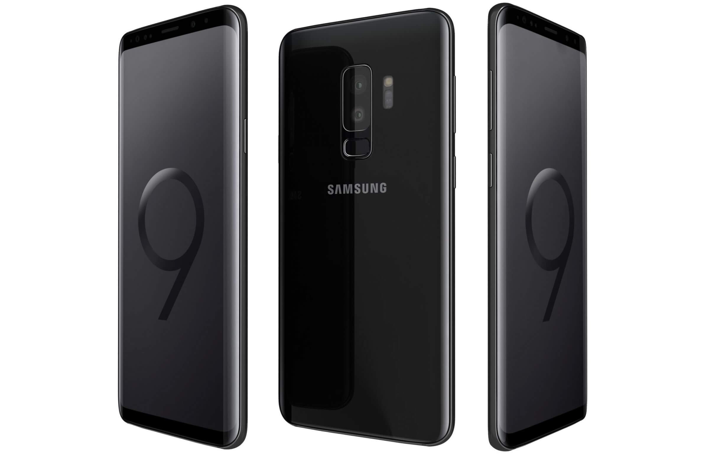 Samsung Galaxy S9 Plus Midnight Black - 3D Model by Rever_Art