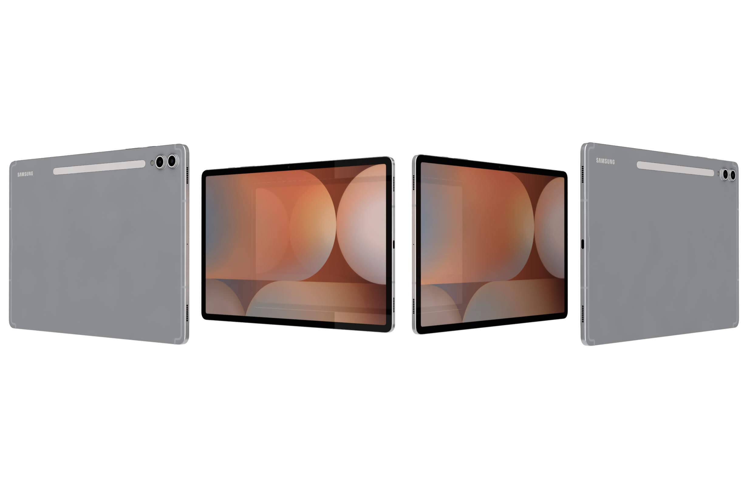 Samsung Galaxy Tab S10 Plus Platinum Silver - 3D Model by Rever_Art